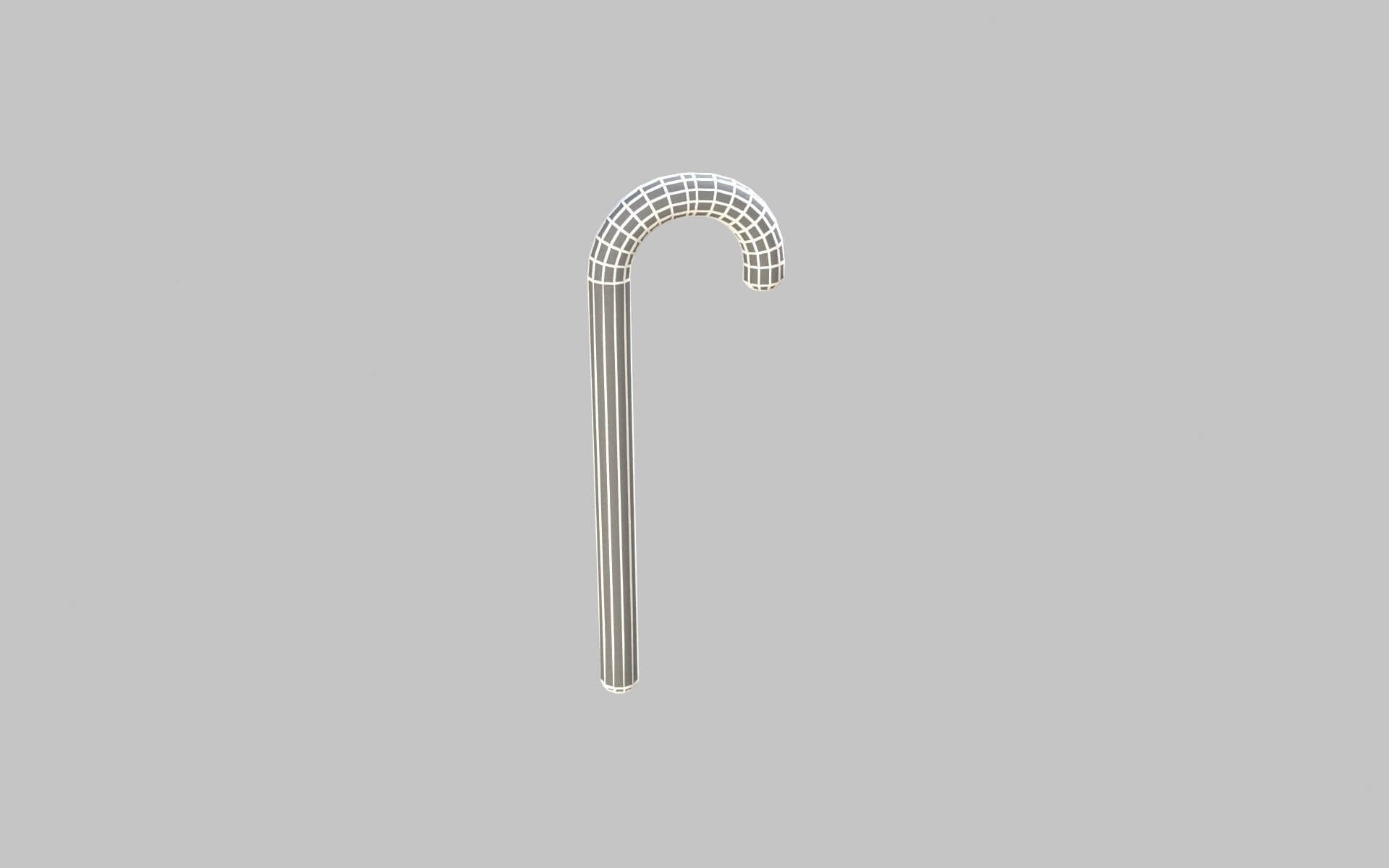 Candy Cane - 3D Model by tomoplace