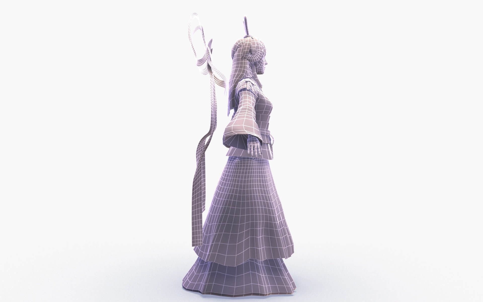 Chang'e Goddess of The Moon - 3D Model by tomoplace