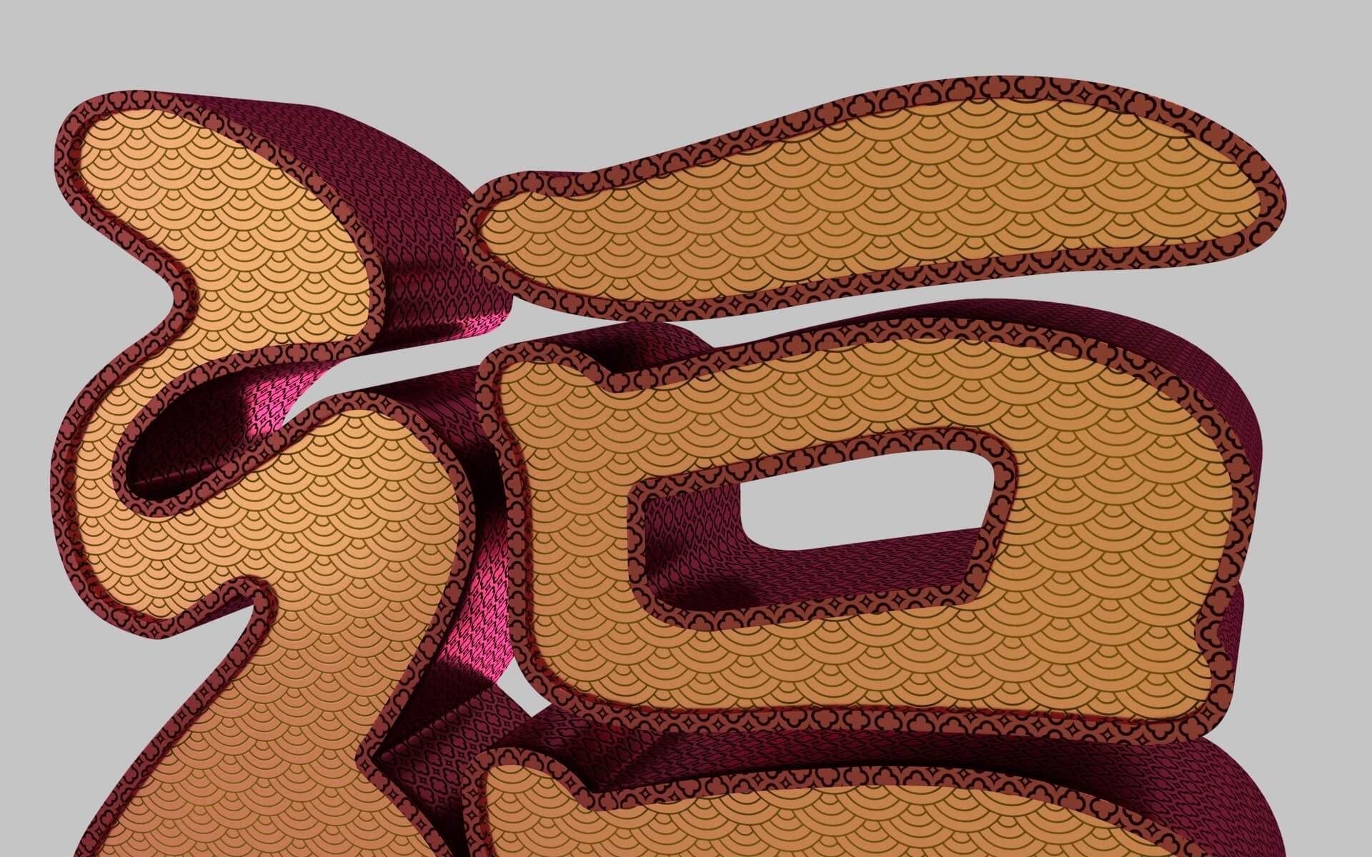 Chinese New Year Lucky Fu - 3D Model by tomoplace