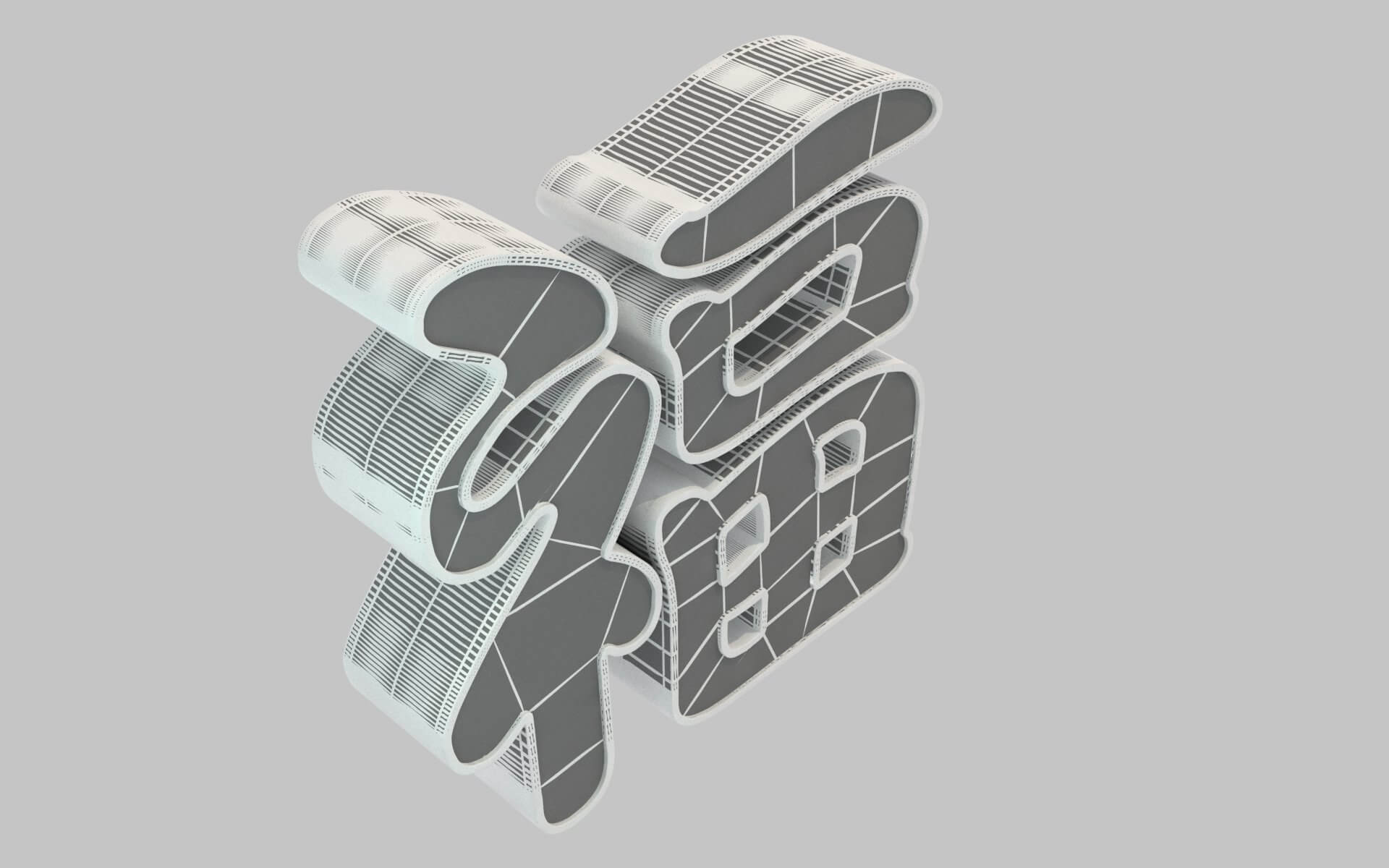 Chinese New Year Lucky Fu - 3D Model by tomoplace