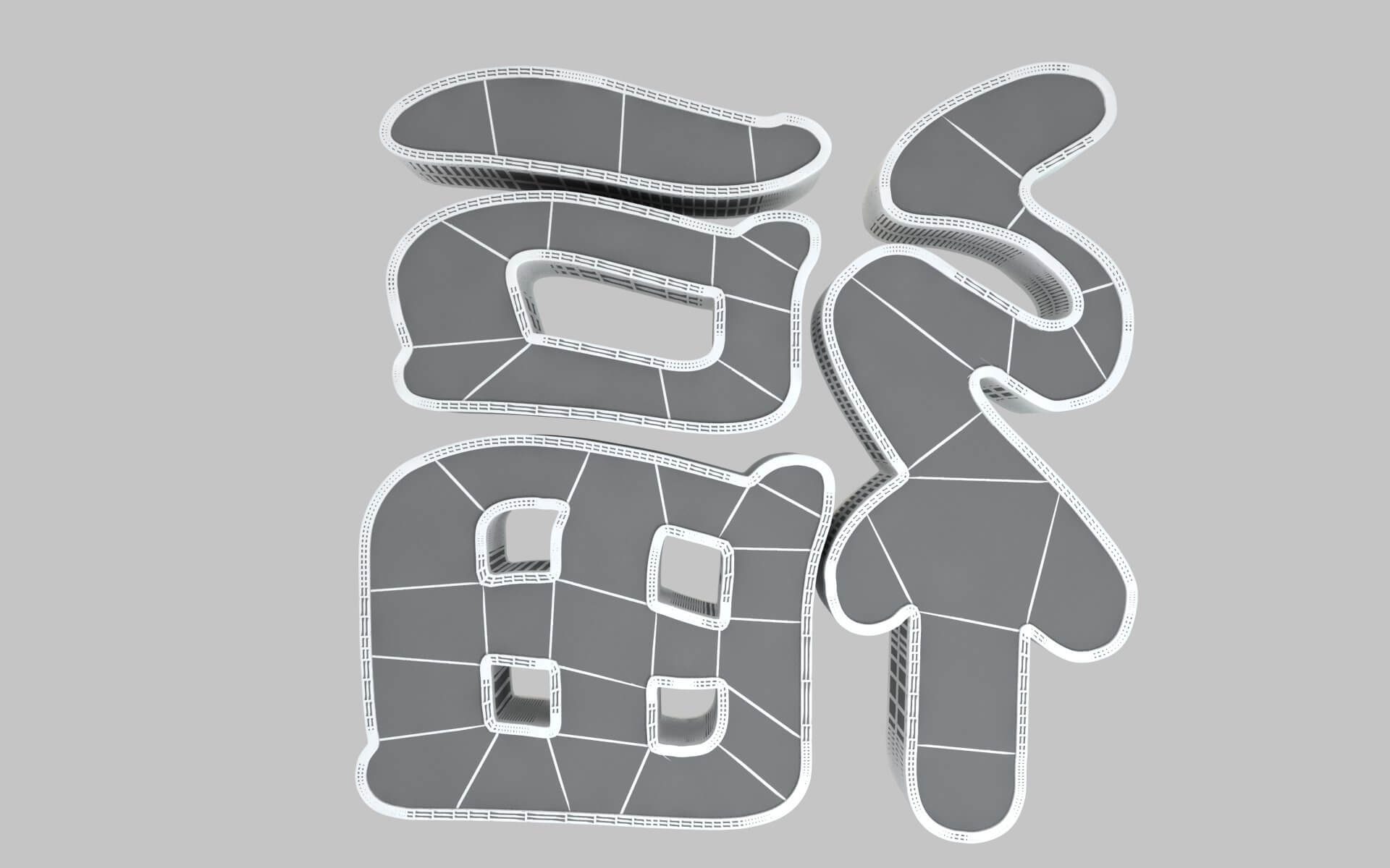 Chinese New Year Lucky Fu - 3D Model by tomoplace