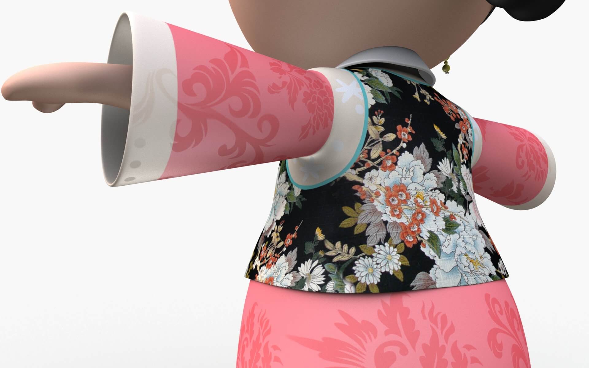 Chinese Qing Dynasty Princess - 3D Model by tomoplace