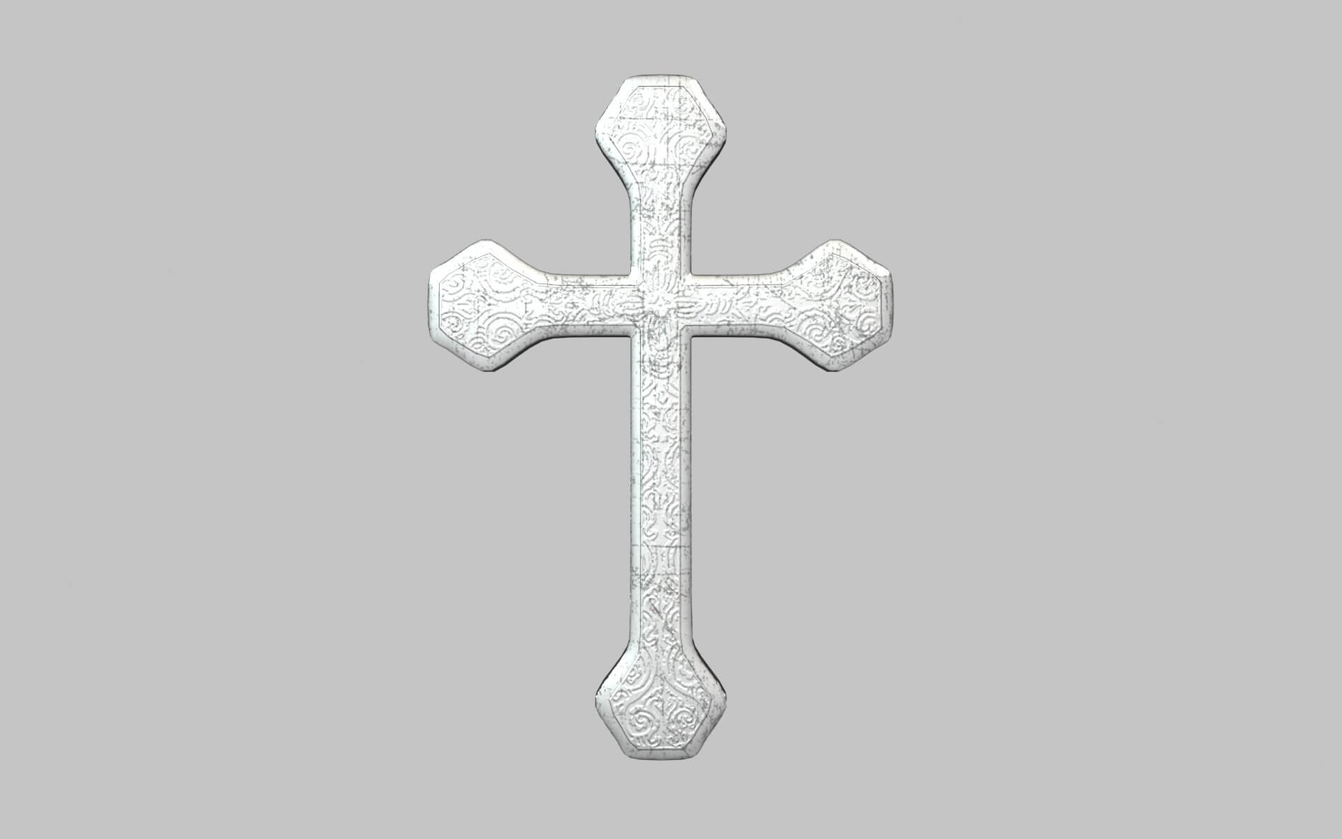 Christian Cross - 3D Model by tomoplace