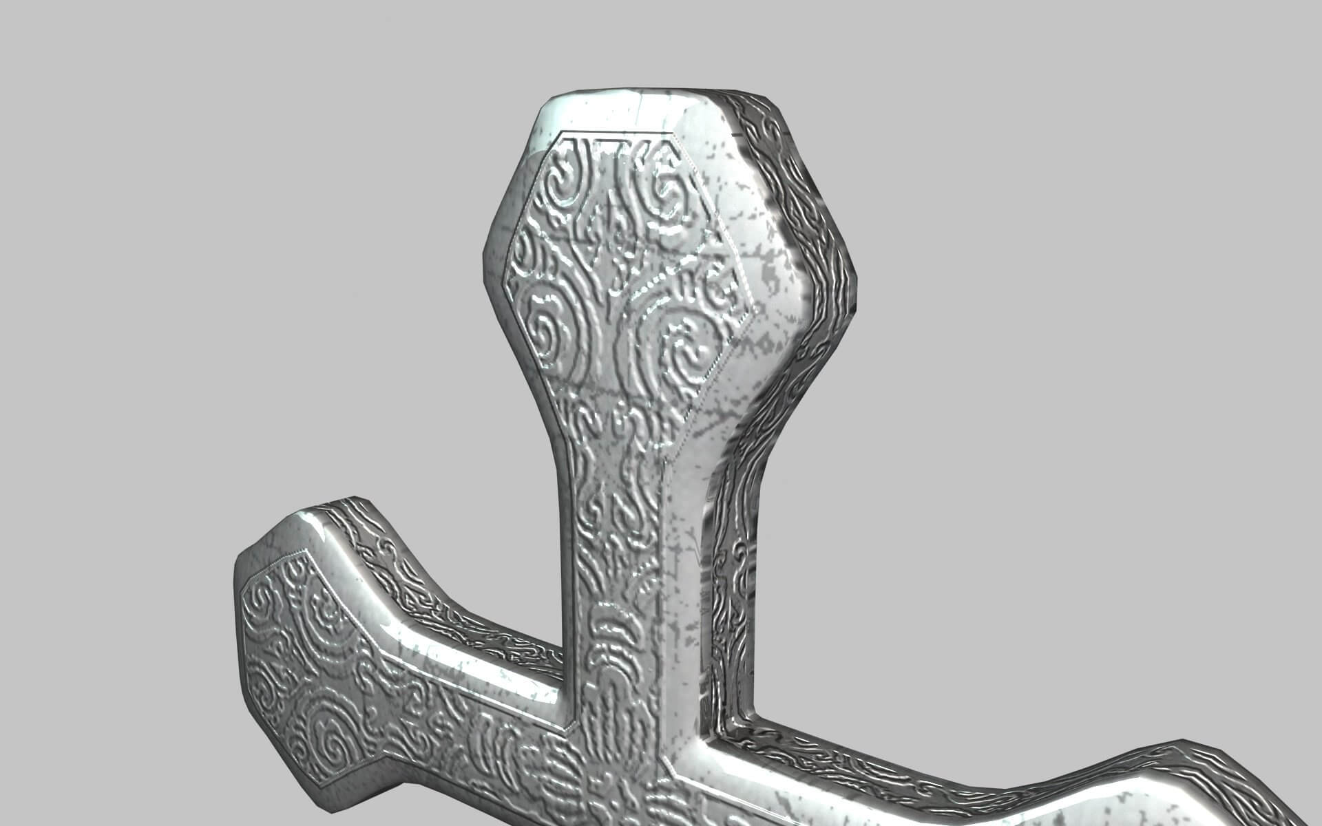 Christian Cross - 3D Model by tomoplace