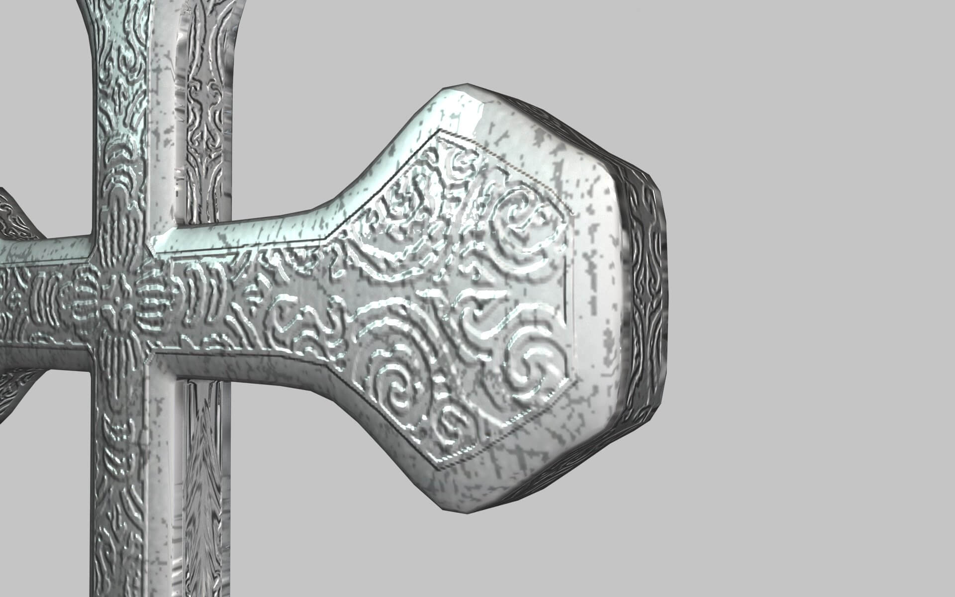 Christian Cross - 3D Model by tomoplace