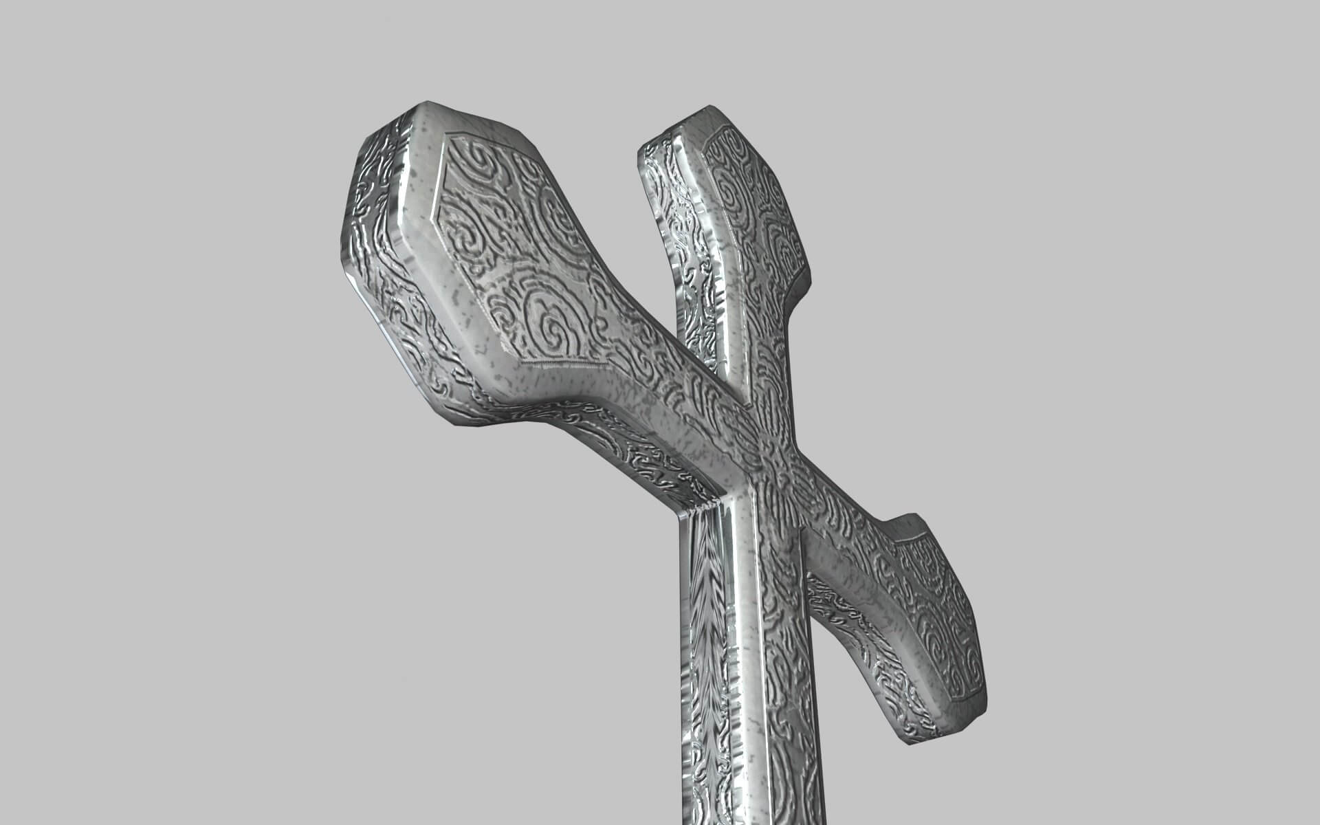 Christian Cross - 3D Model by tomoplace