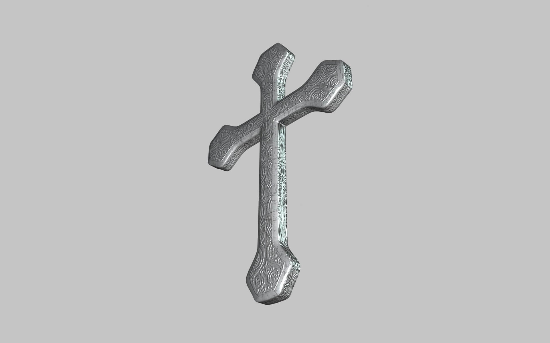 Christian Cross - 3D Model by tomoplace
