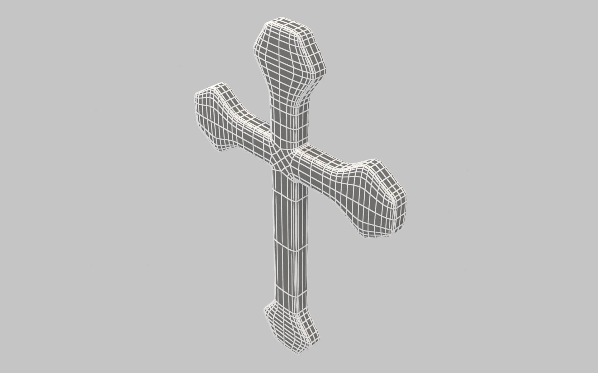 Christian Cross - 3D Model by tomoplace