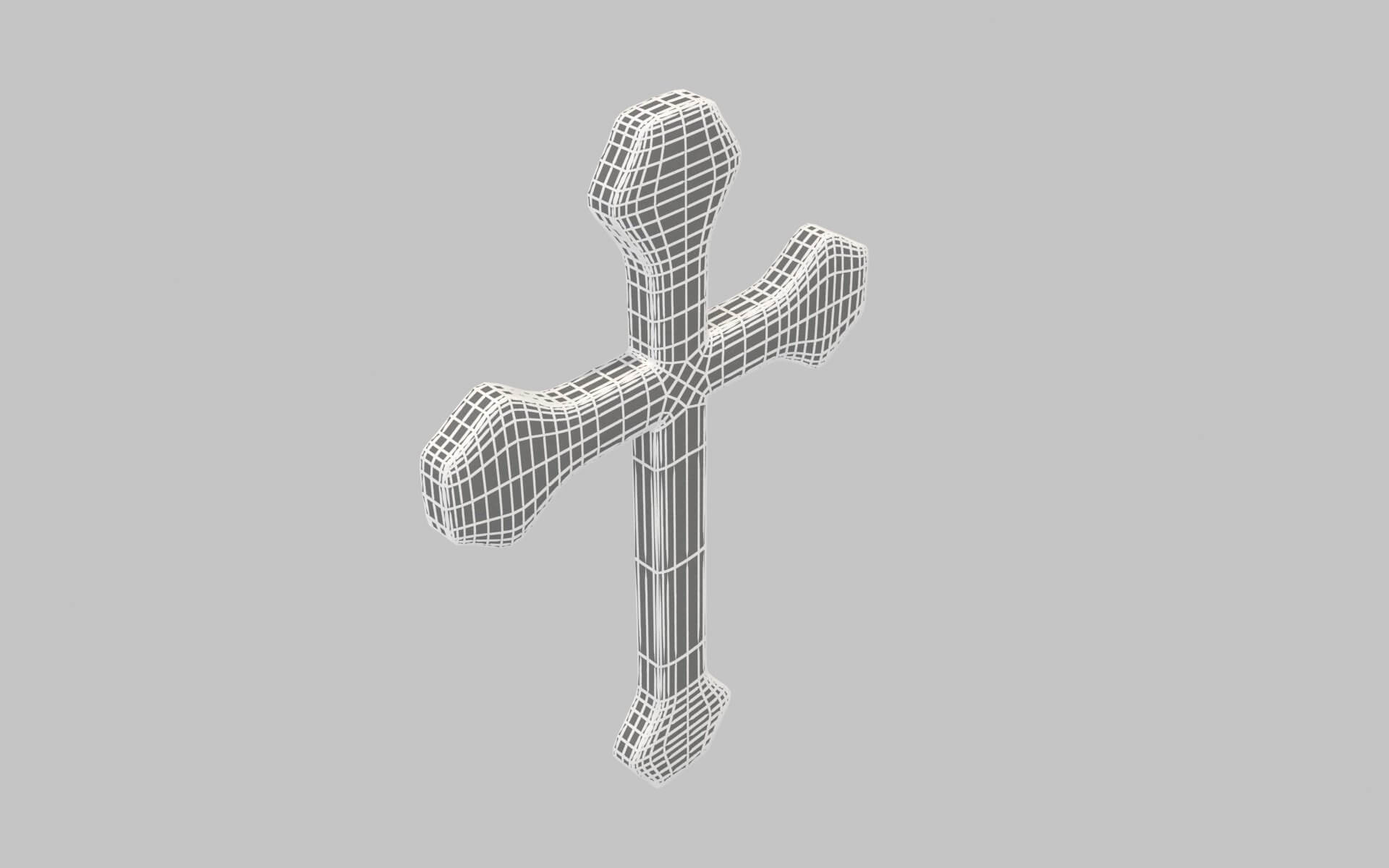 Christian Cross - 3D Model by tomoplace