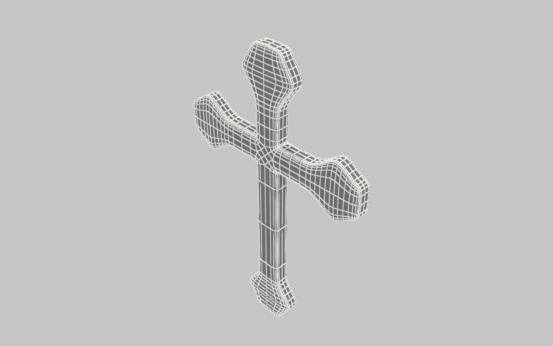 Christian Cross - 3D Model by tomoplace