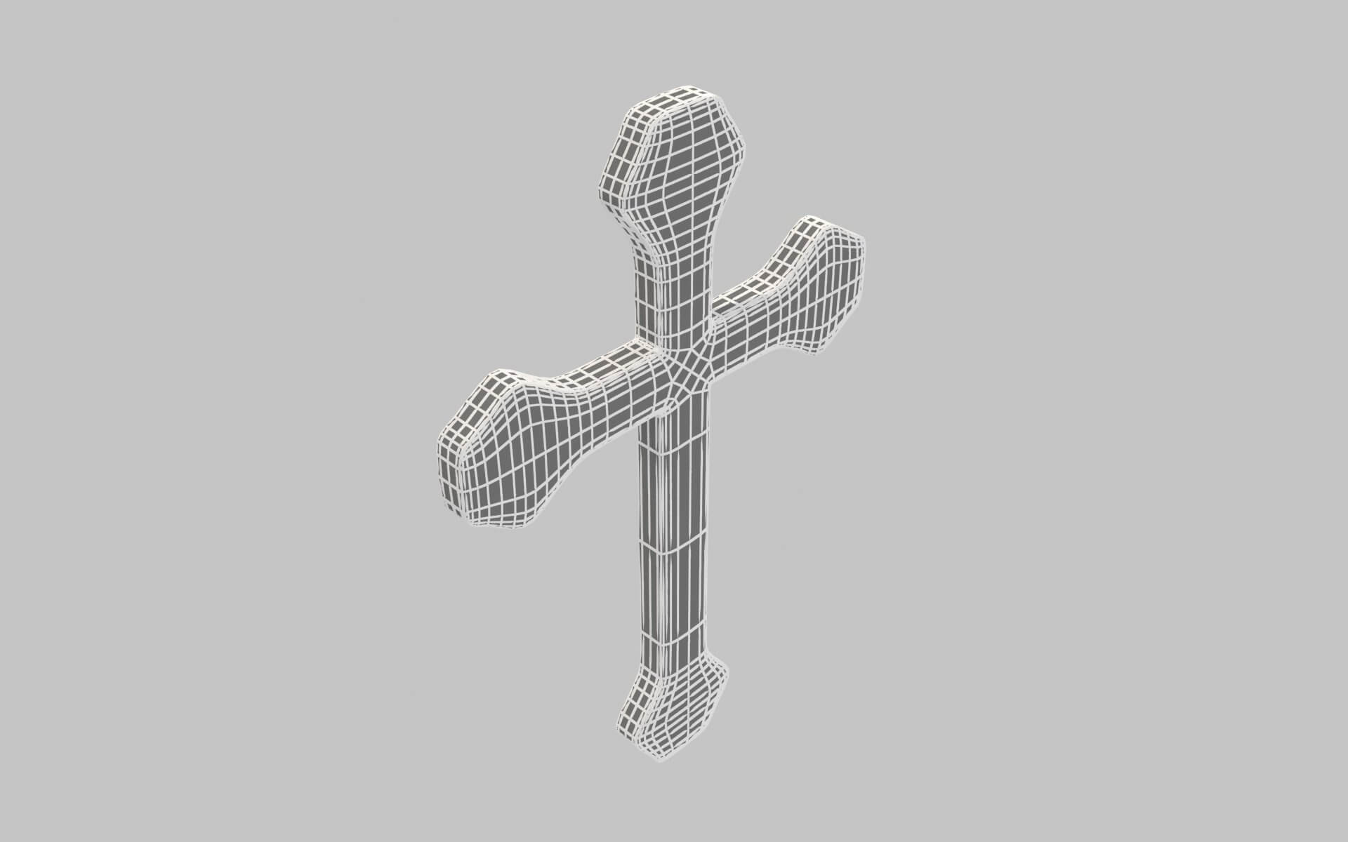 Christian Cross - 3D Model by tomoplace