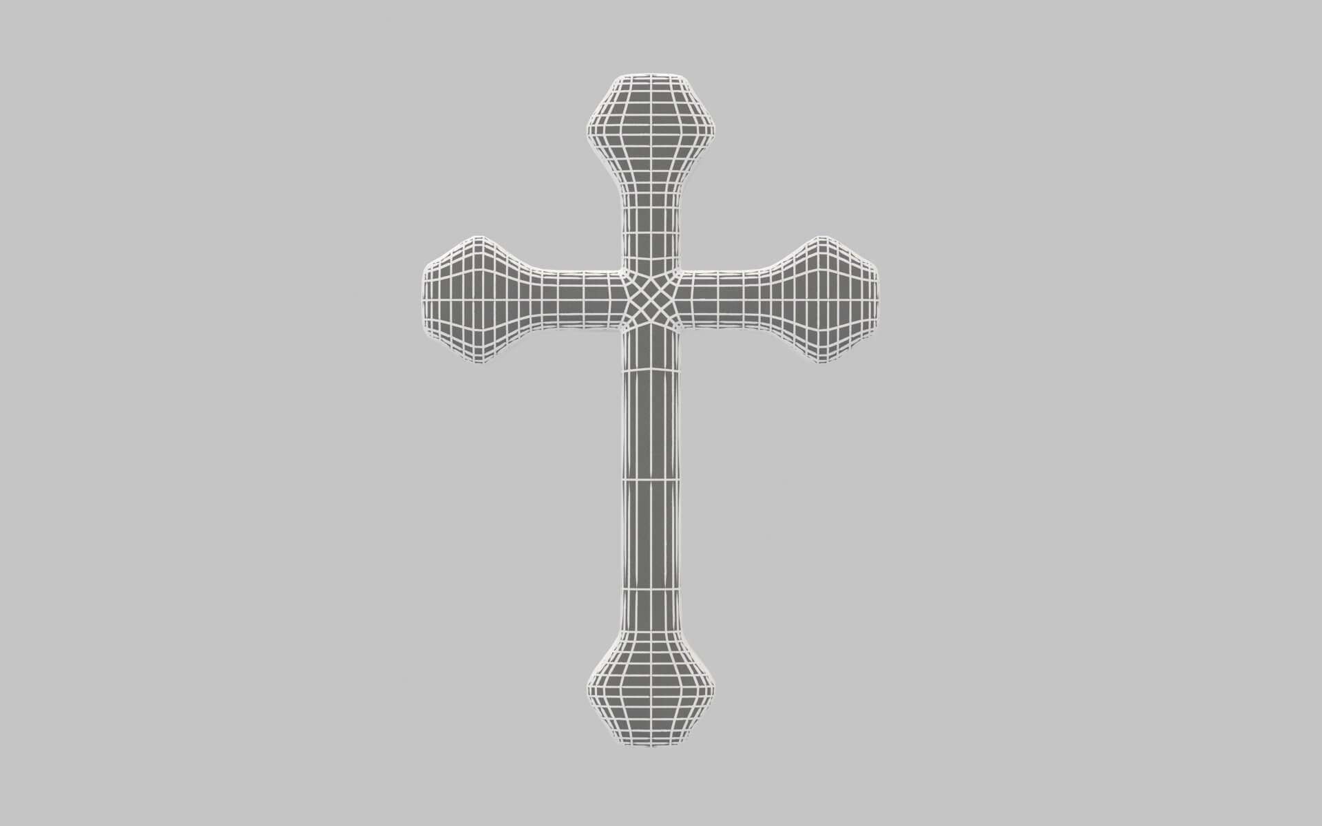 Christian Cross - 3D Model by tomoplace