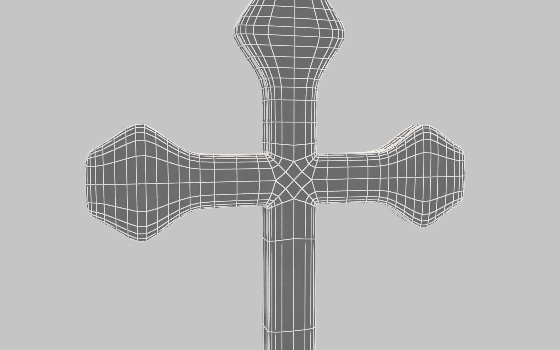 Christian Cross - 3D Model by tomoplace