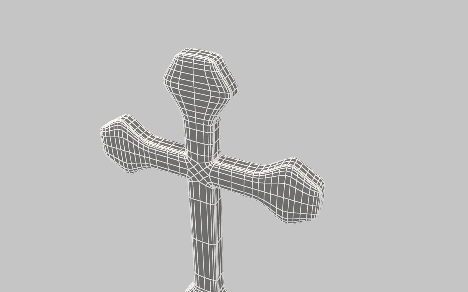 Christian Cross - 3D Model by tomoplace