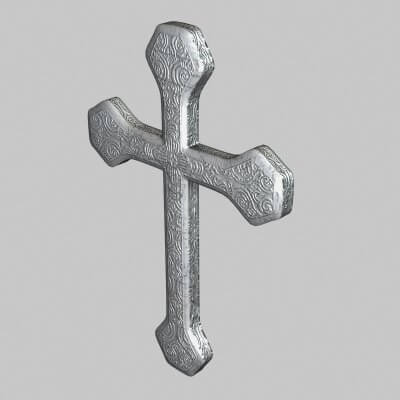 Christian Cross - 3D Model by tomoplace