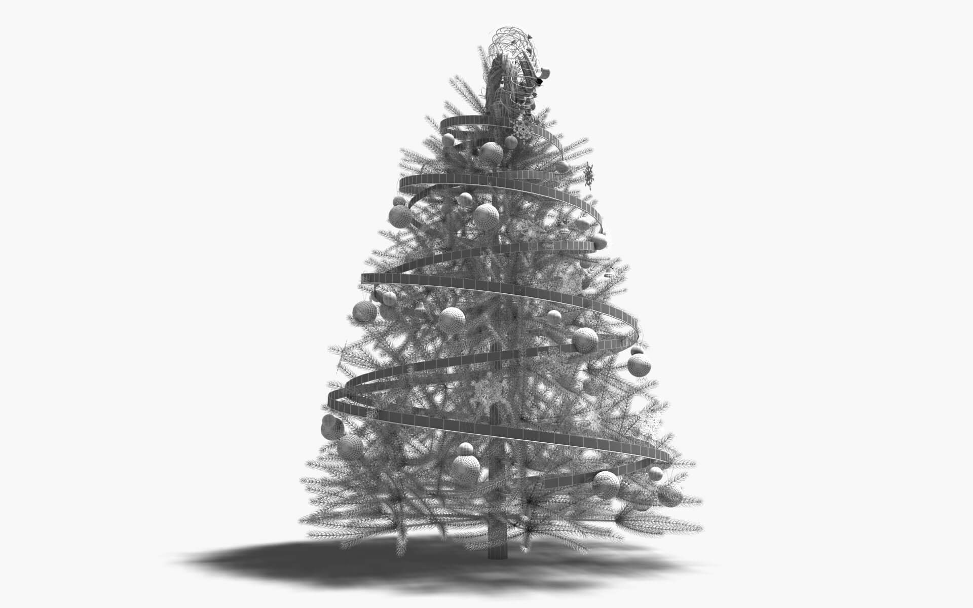 Christmas Tree - 3D Model by tomoplace