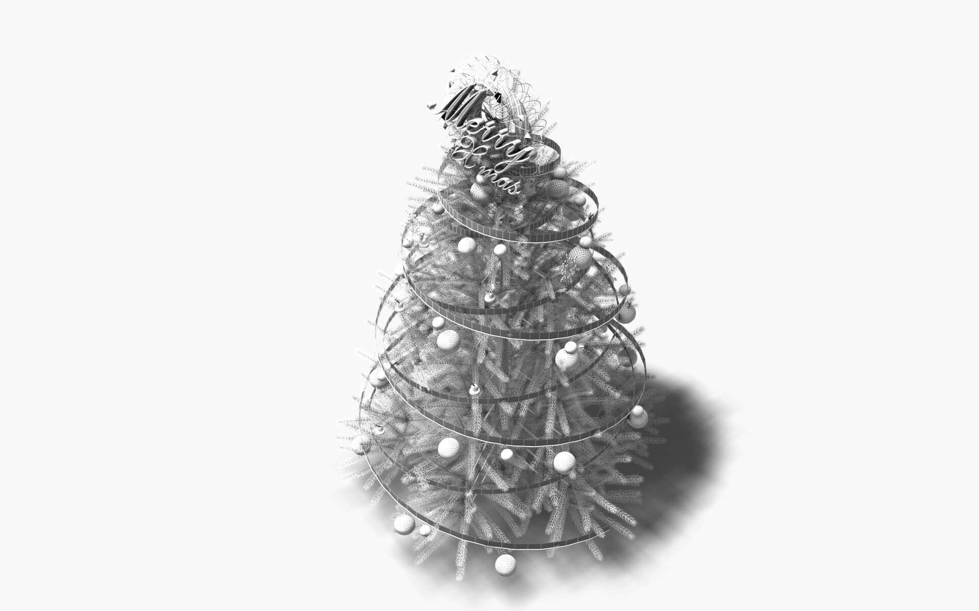 Christmas Tree - 3D Model by tomoplace