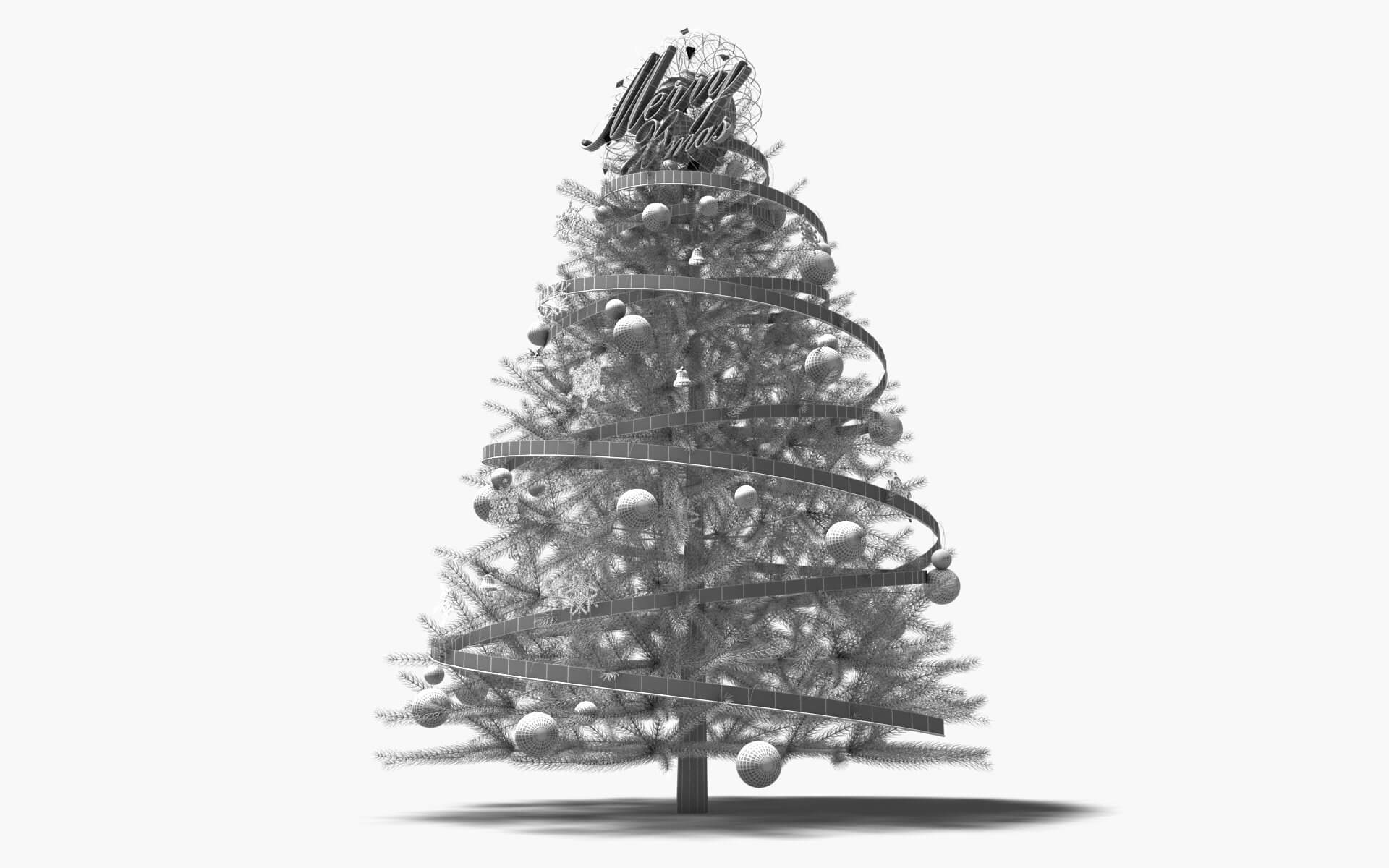 Christmas Tree - 3D Model by tomoplace