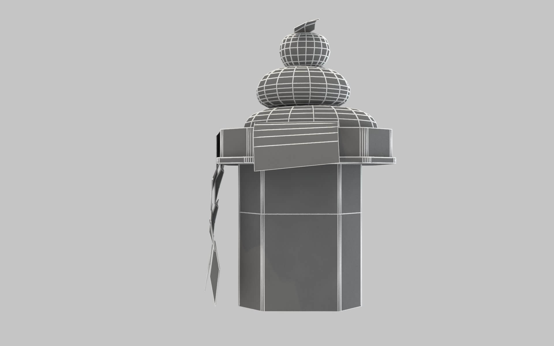 Decorate Kagami Mochi - Free 3D Model by tomoplace