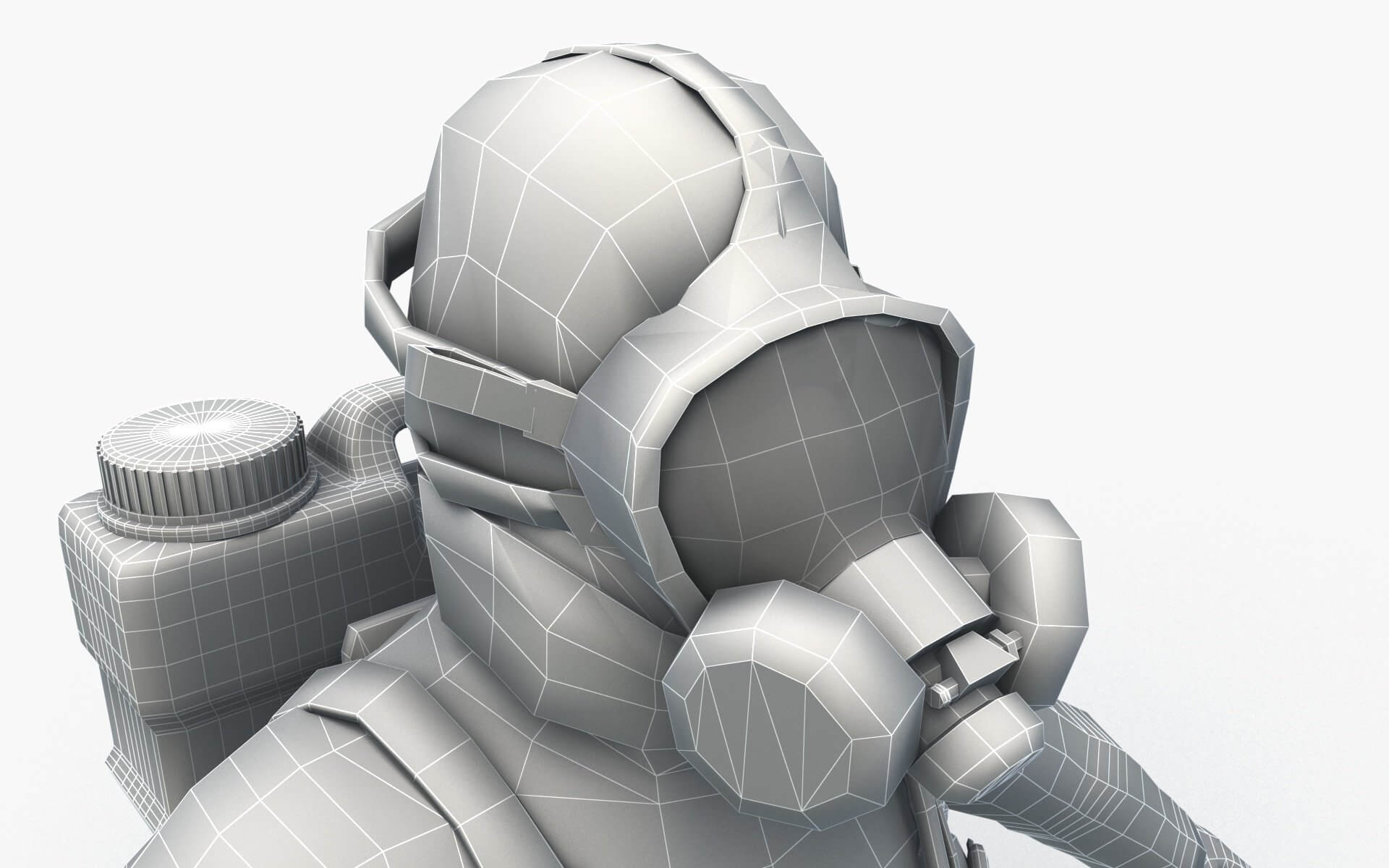 Disinfector Man 0002 - 3D Model by tomoplace