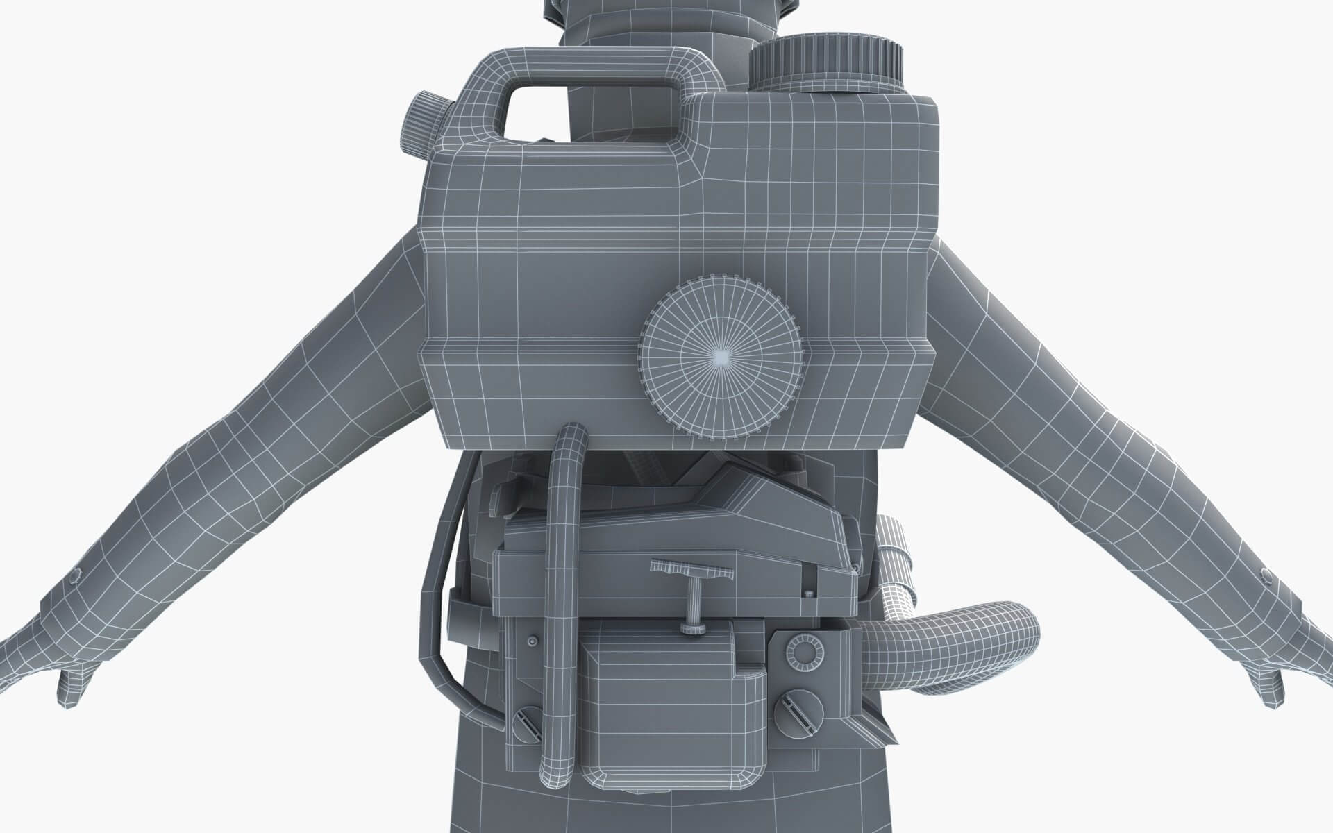 Disinfector Man 0002 - 3D Model by tomoplace