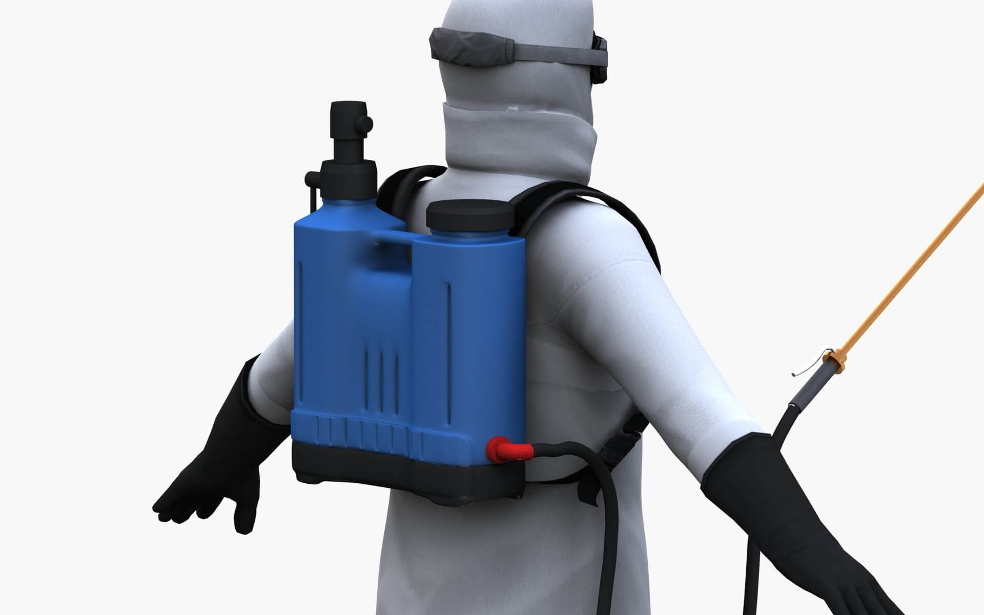 Disinfector Man - 3D Model by tomoplace
