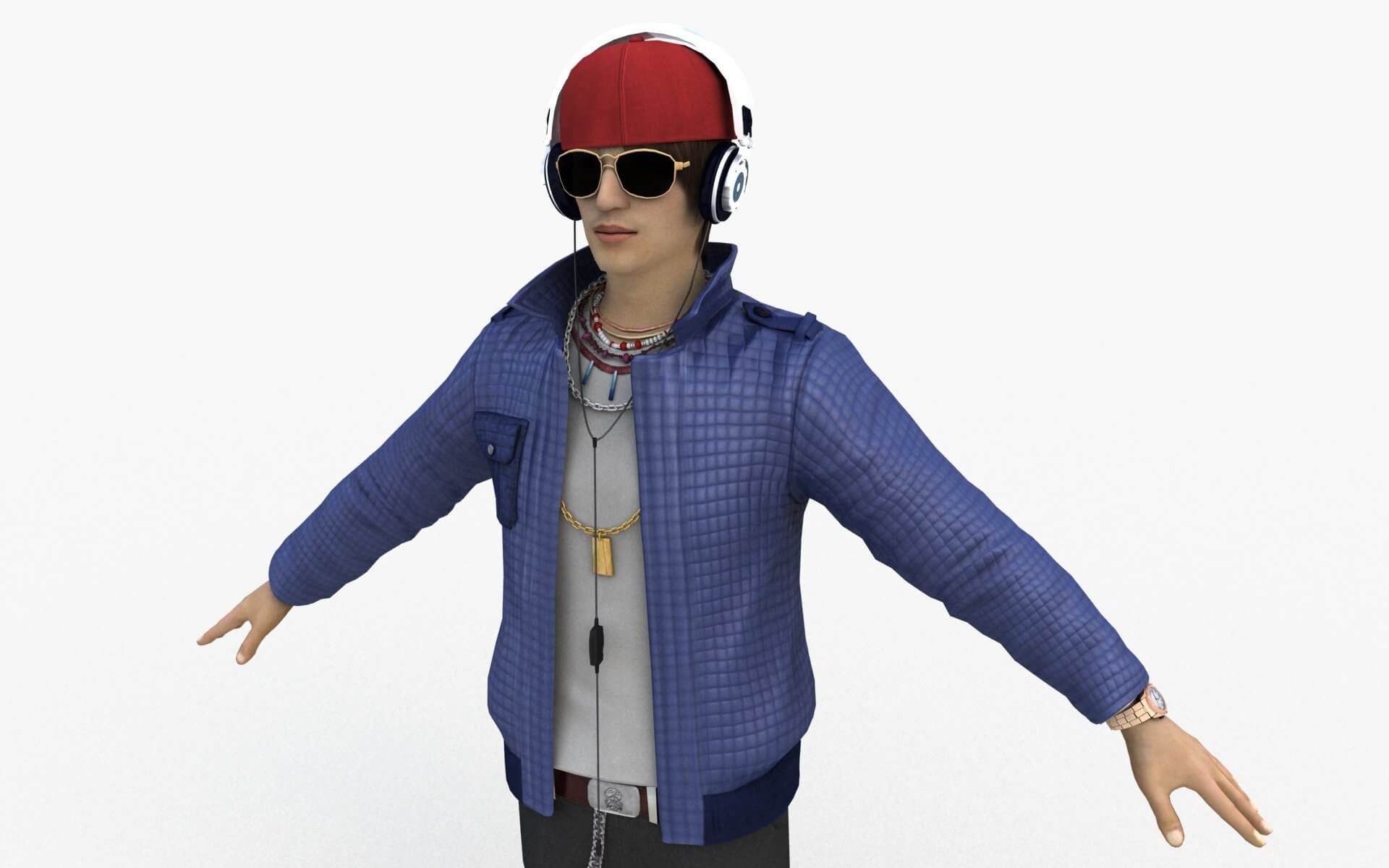 DJ Disc Jockey - 3D Model by tomoplace