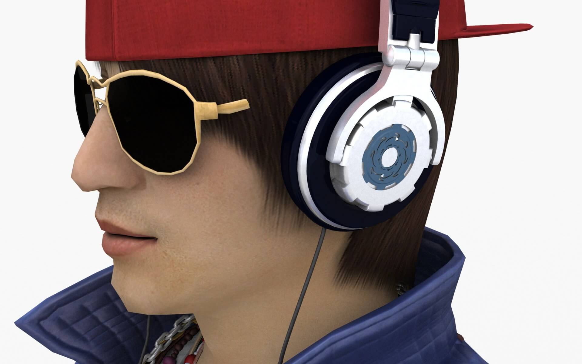 DJ Disc Jockey - 3D Model by tomoplace