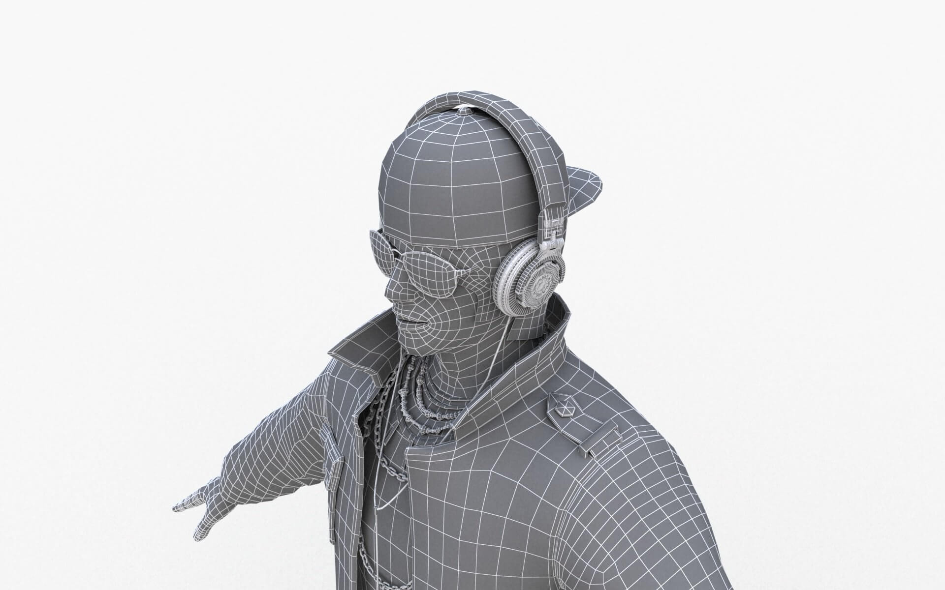 DJ Disc Jockey - 3D Model by tomoplace