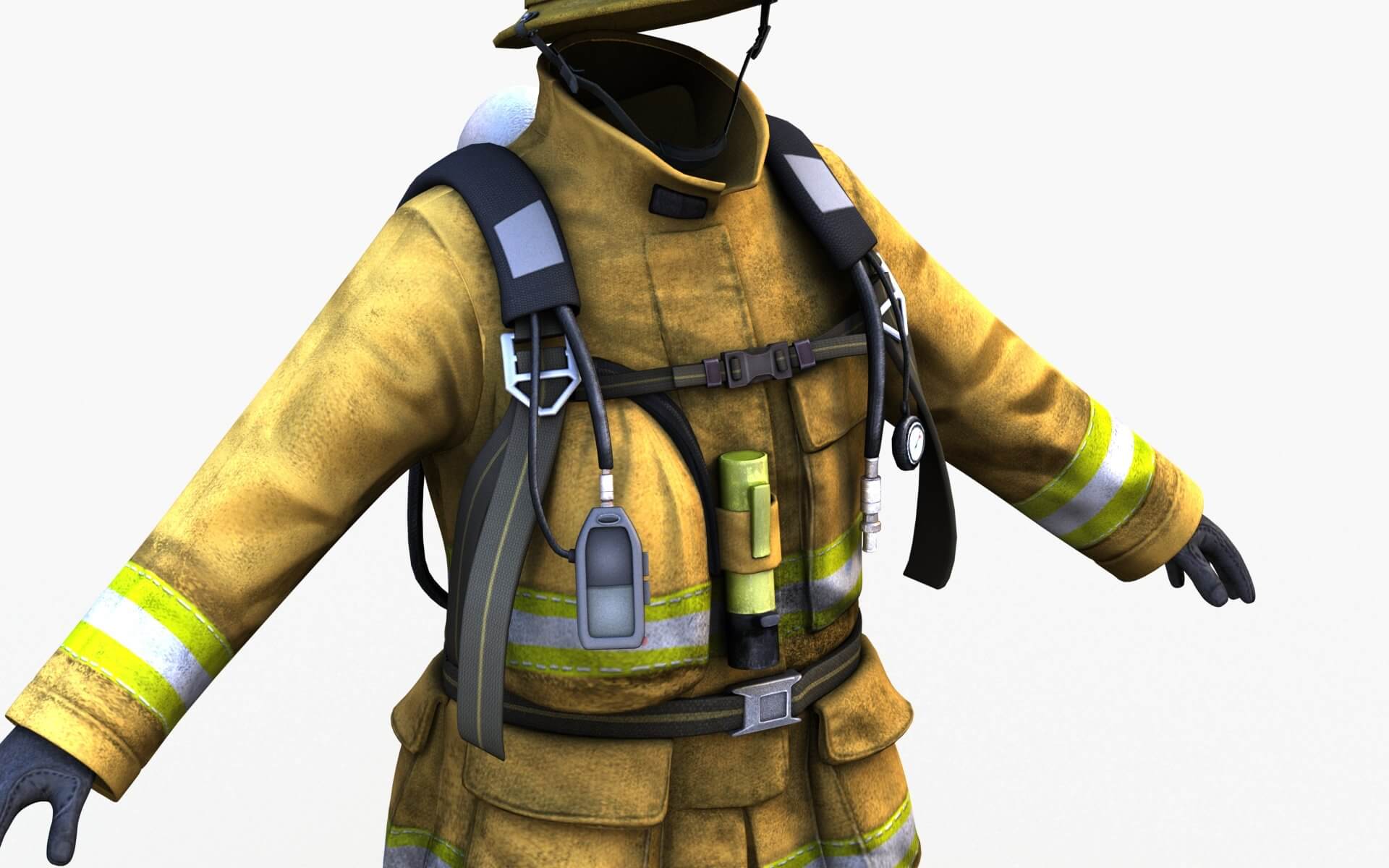 Firefighter - 3D Model by tomoplace