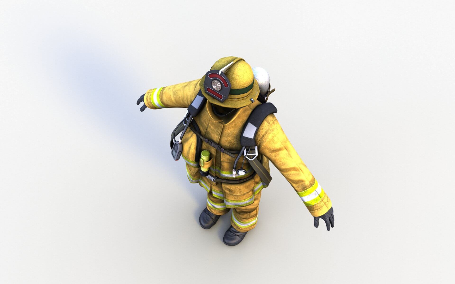 Firefighter - 3D Model by tomoplace