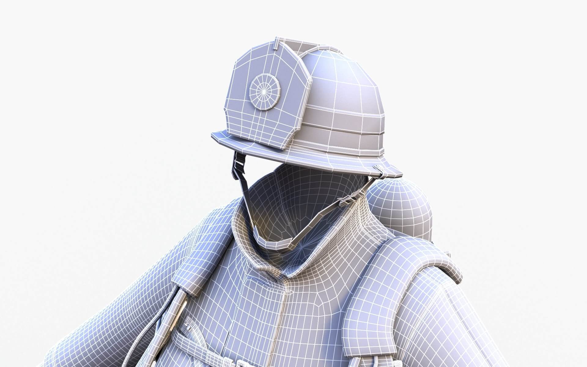 Firefighter - 3D Model by tomoplace