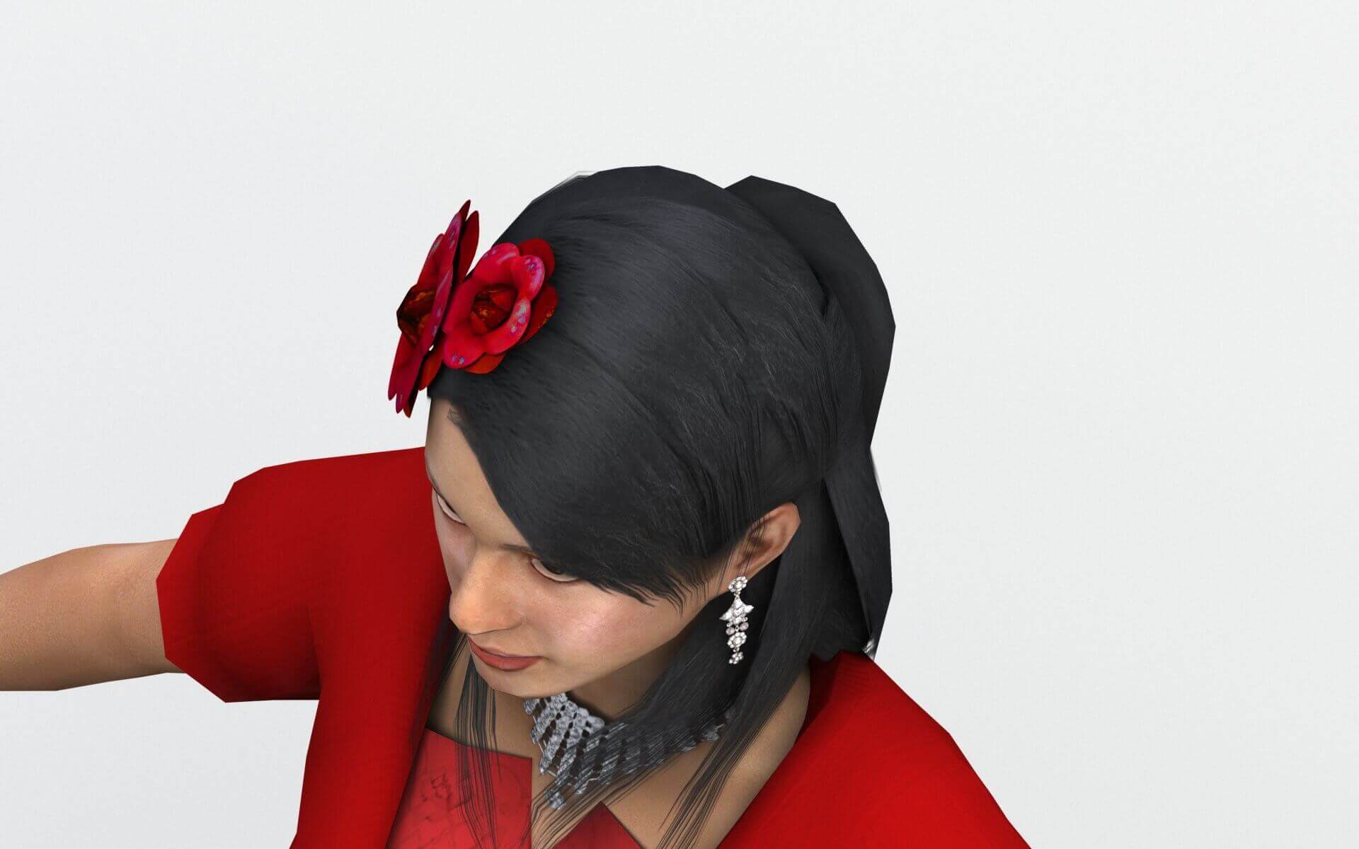 Flamenco Dancer - 3D Model by tomoplace