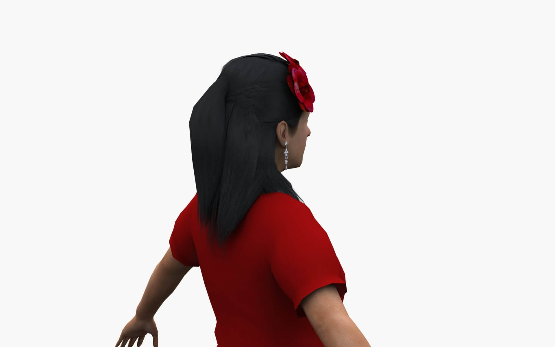 Flamenco Dancer - 3D Model by tomoplace