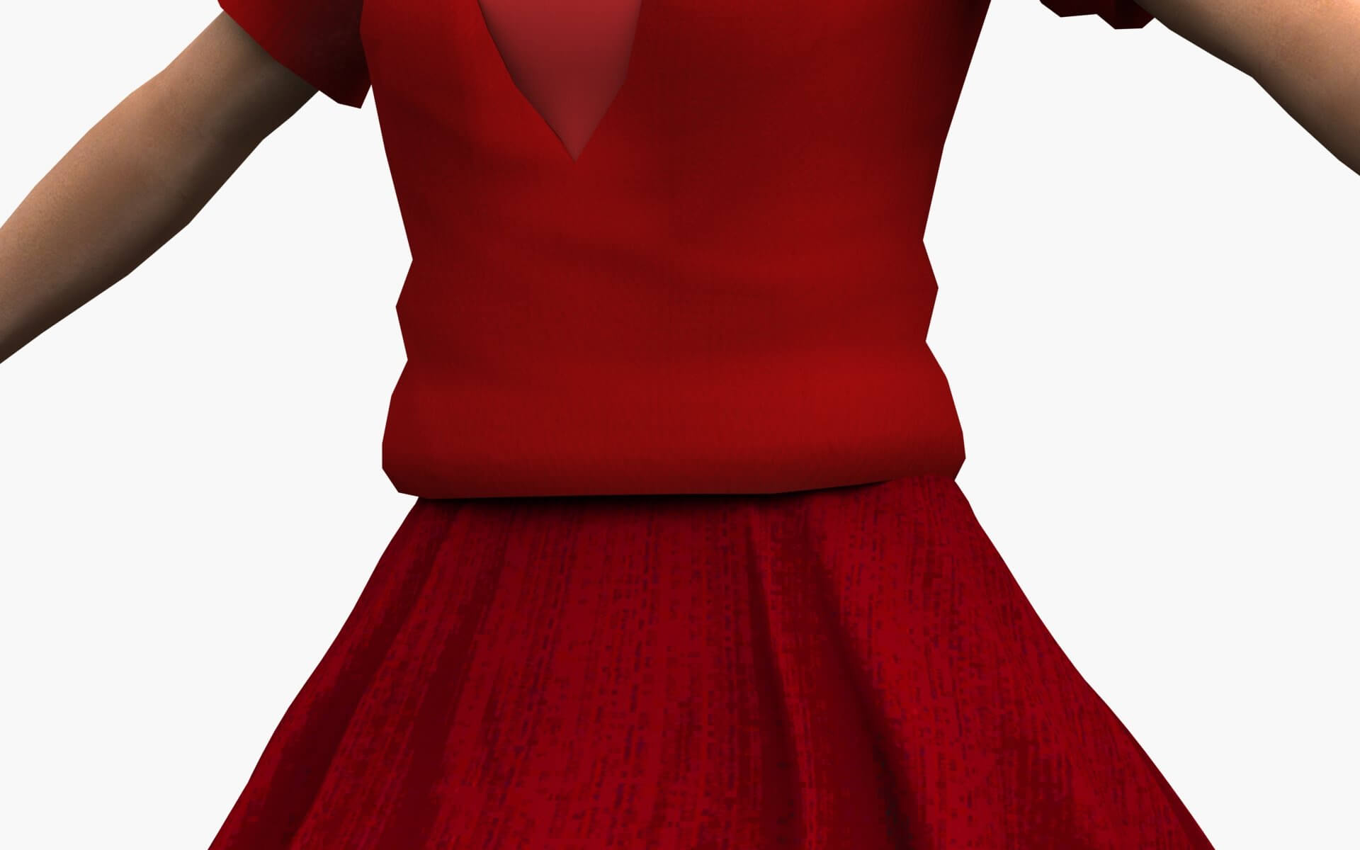 Flamenco Dancer - 3D Model by tomoplace