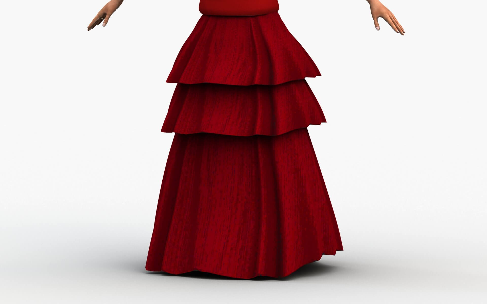 Flamenco Dancer - 3D Model by tomoplace
