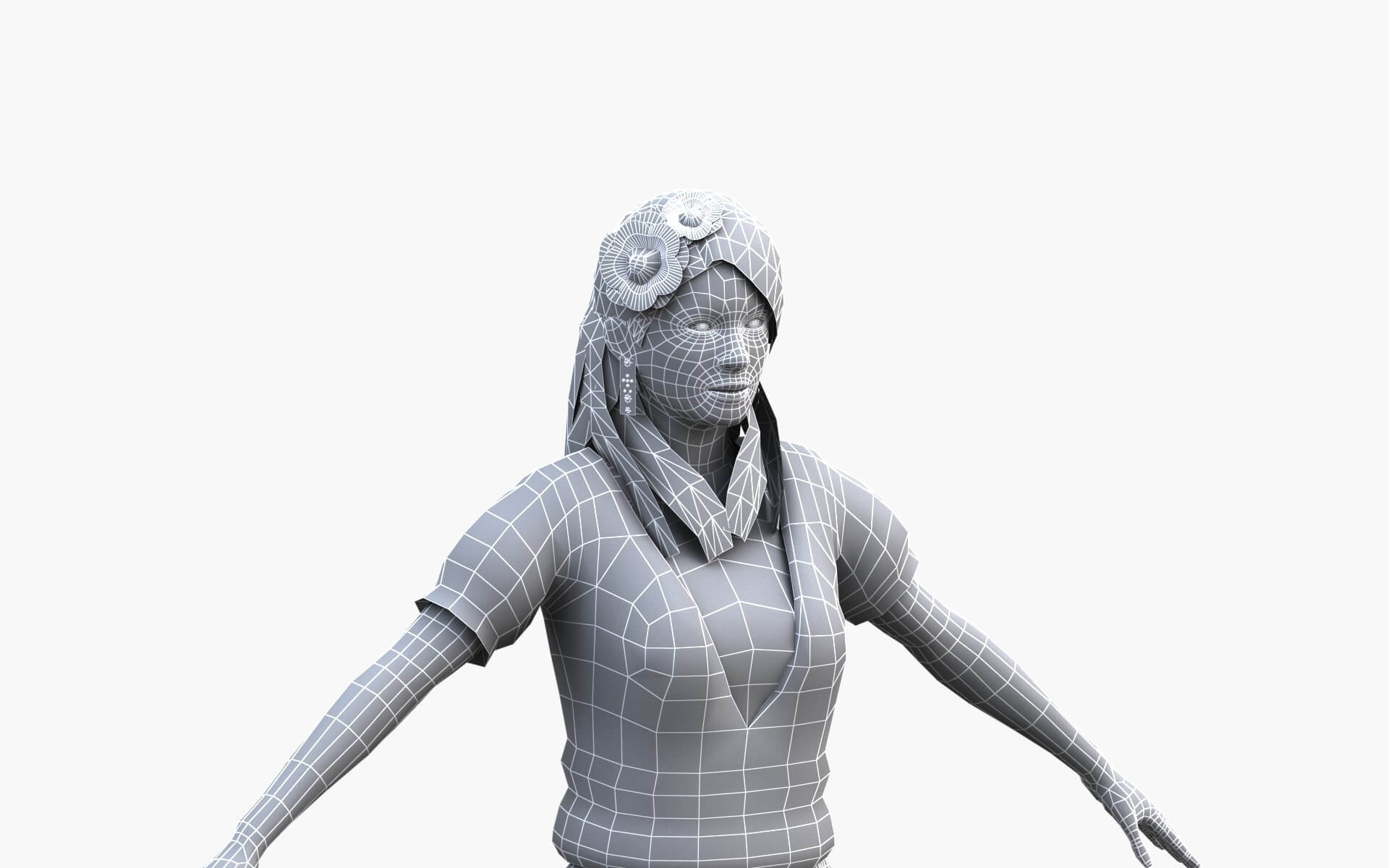 Flamenco Dancer - 3D Model by tomoplace