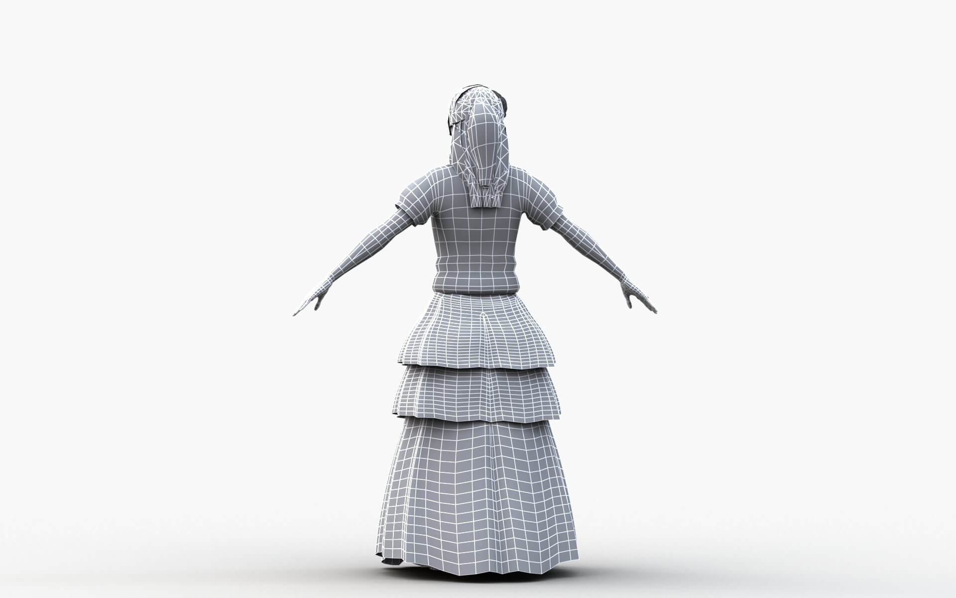 Flamenco Dancer - 3D Model by tomoplace