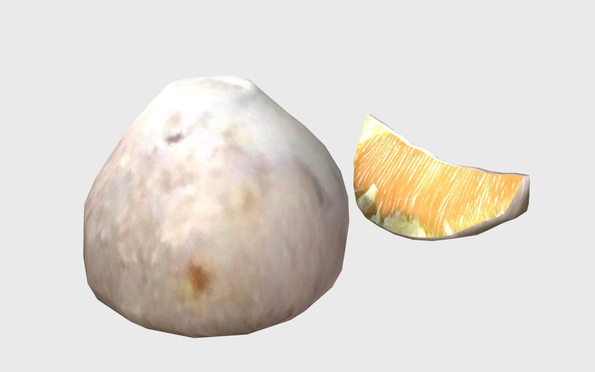 Pomelo Fruit 0002 - 3D Model by tomoplace