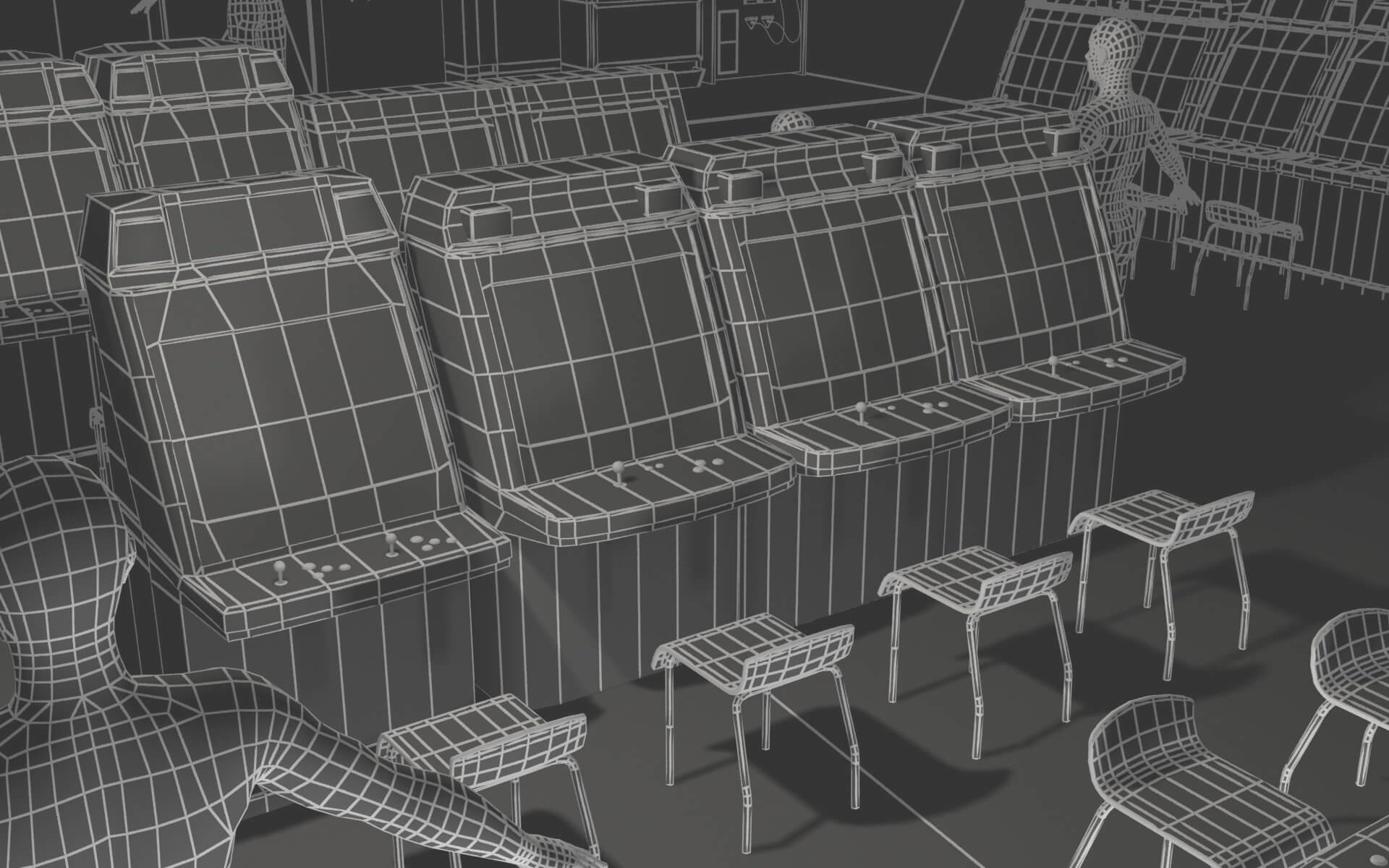 Game Center - 3D Model by tomoplace