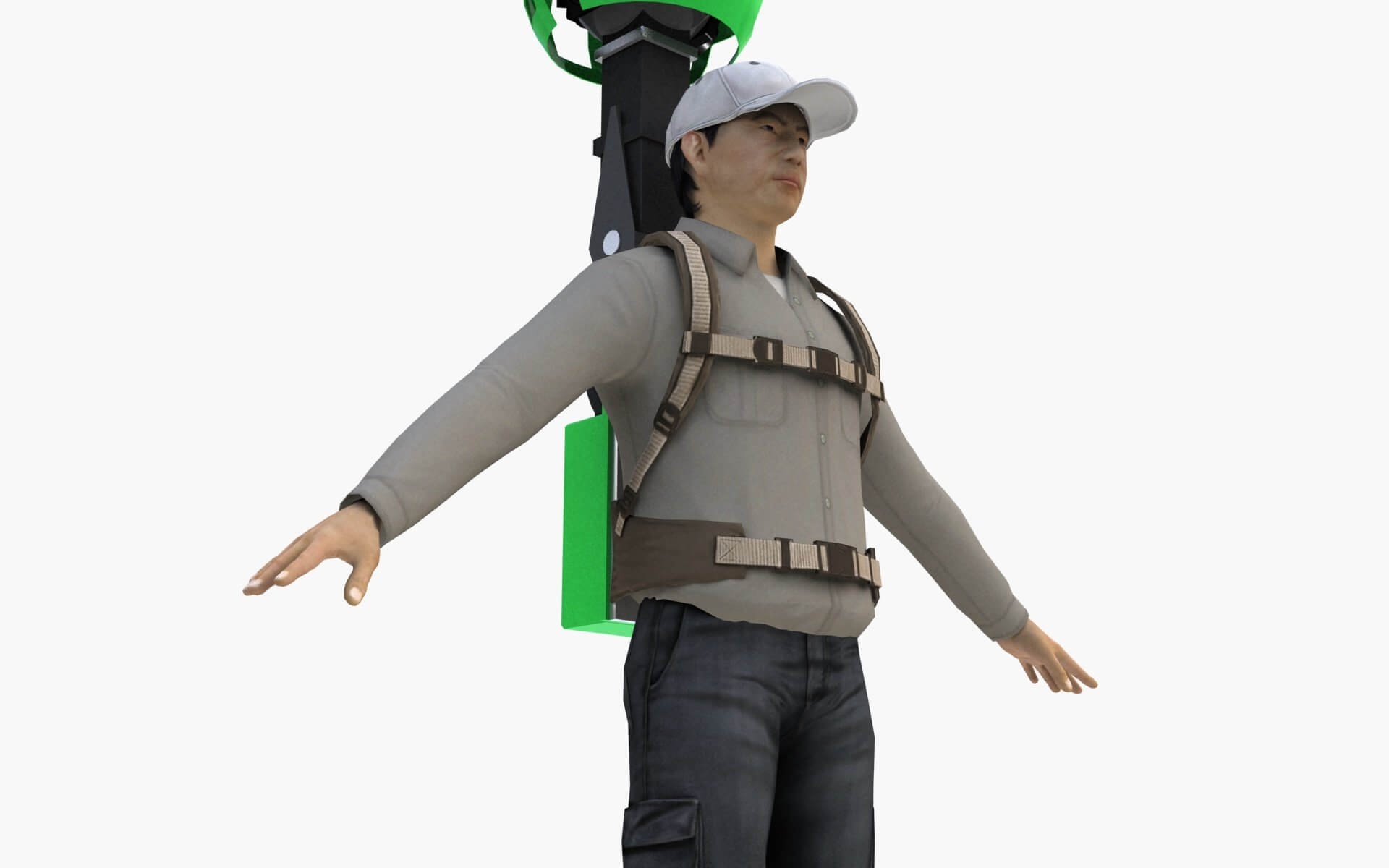 Google Street View Camera Operator - 3D Model by tomoplace