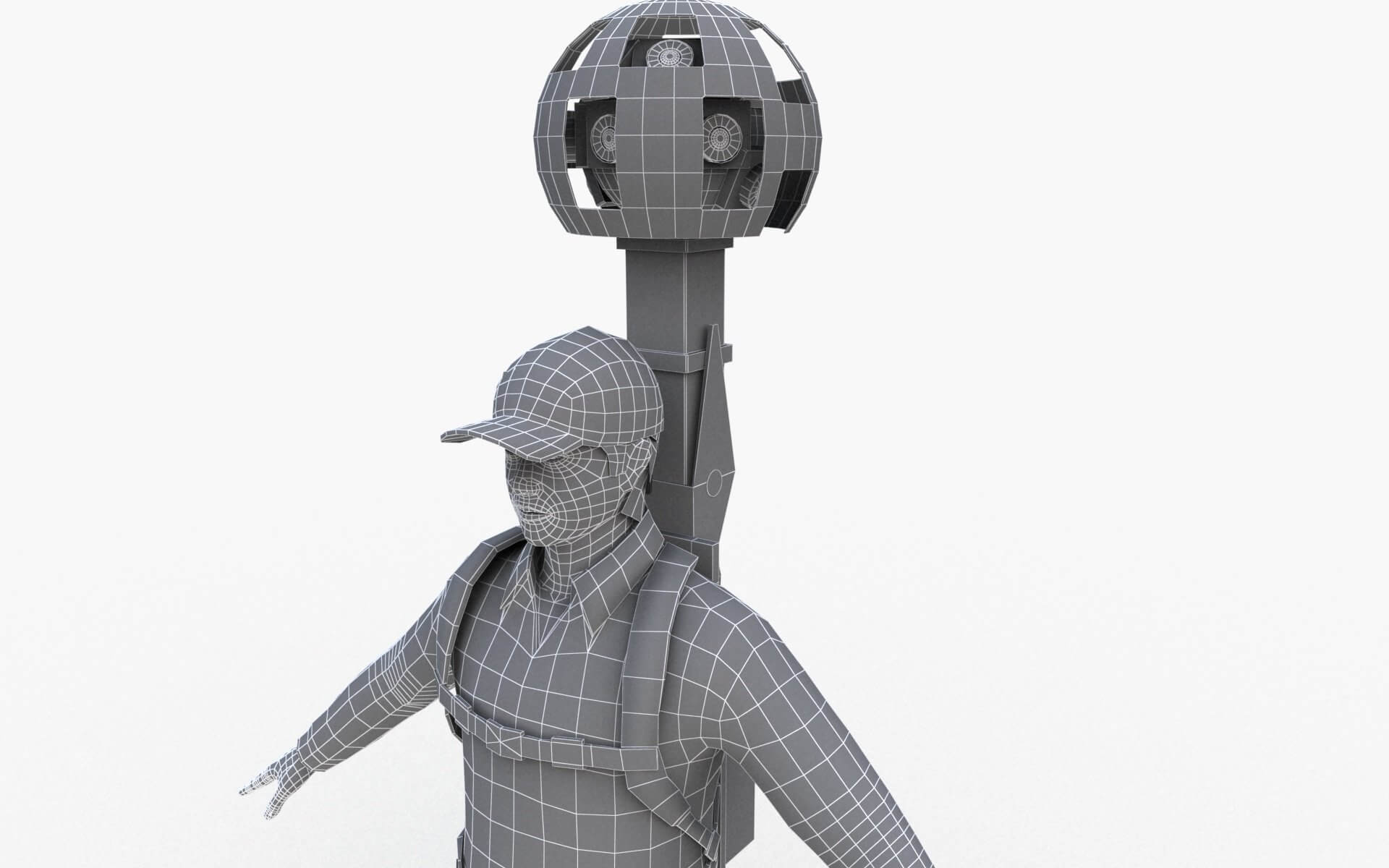 Google Street View Camera Operator - 3D Model by tomoplace