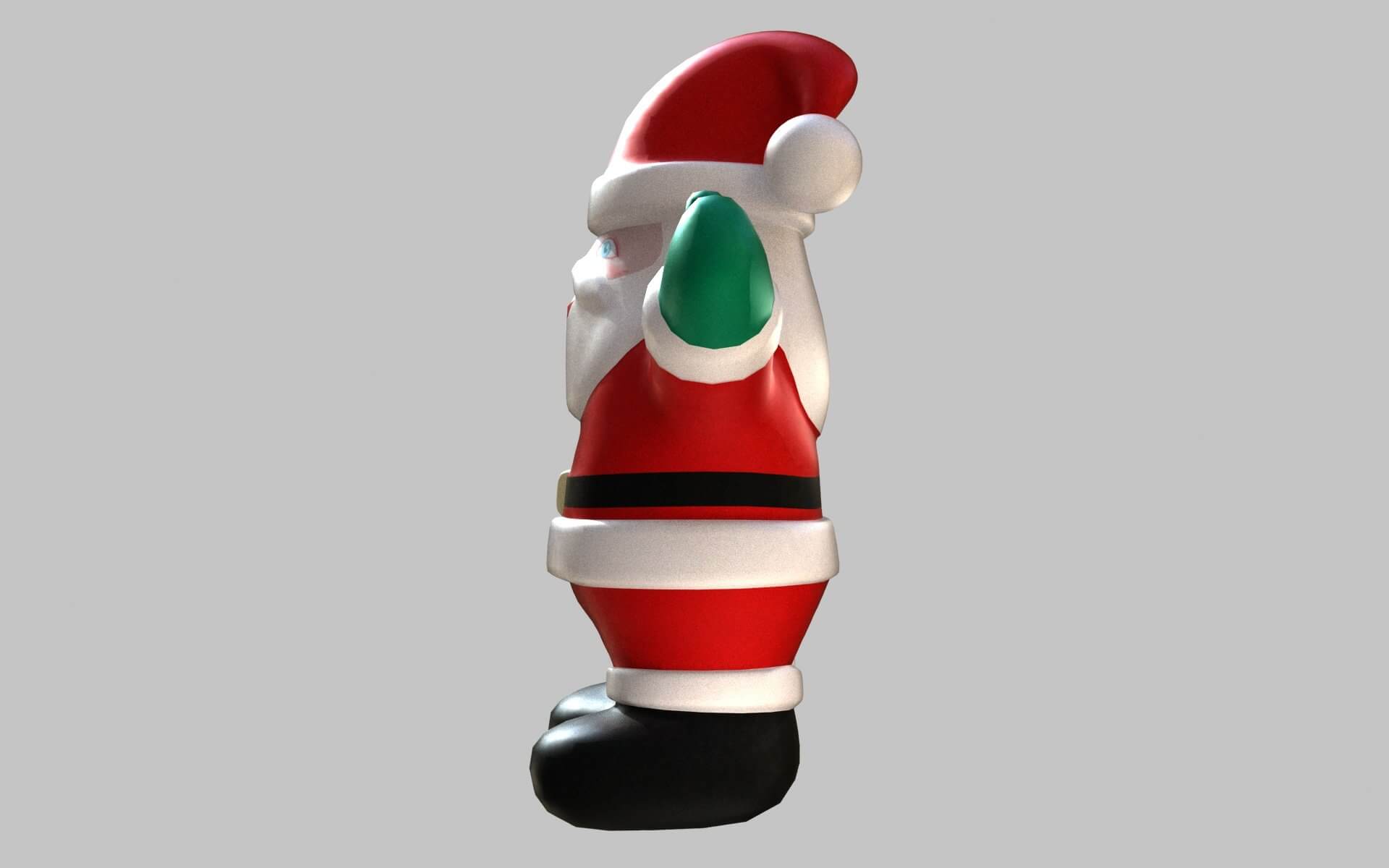 Inflatable Santa Claus - 3D Model by tomoplace