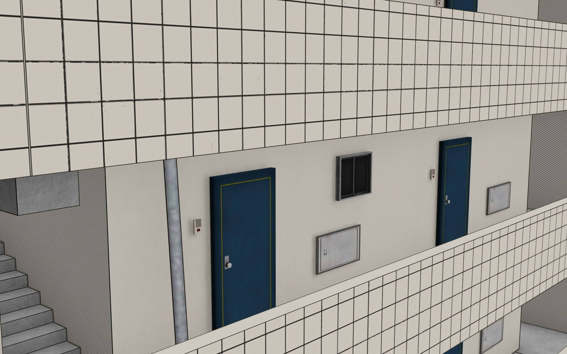 Japanese Apartment 0006 - 3D Model by tomoplace