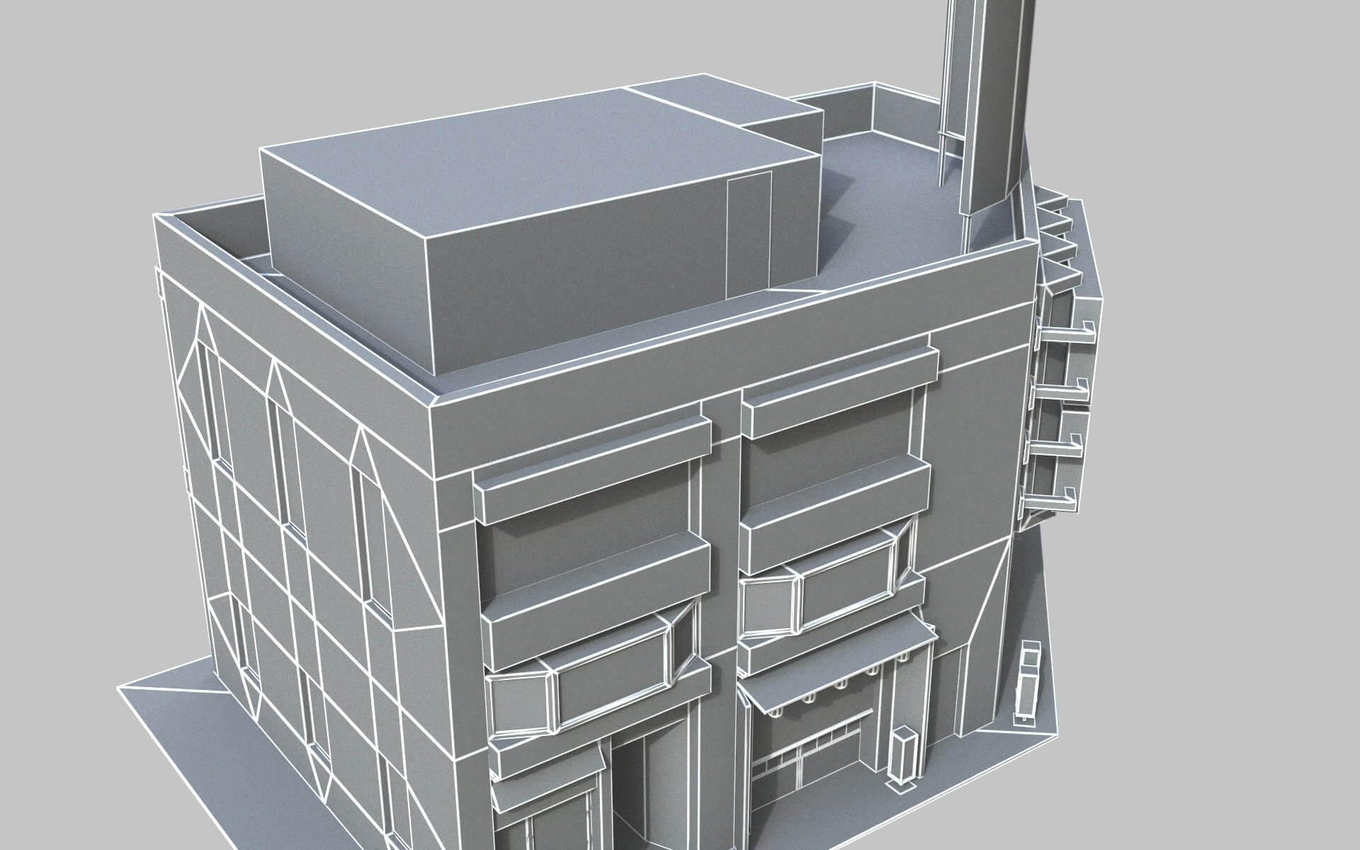 Japanese Building 0010 - 3D Model by tomoplace