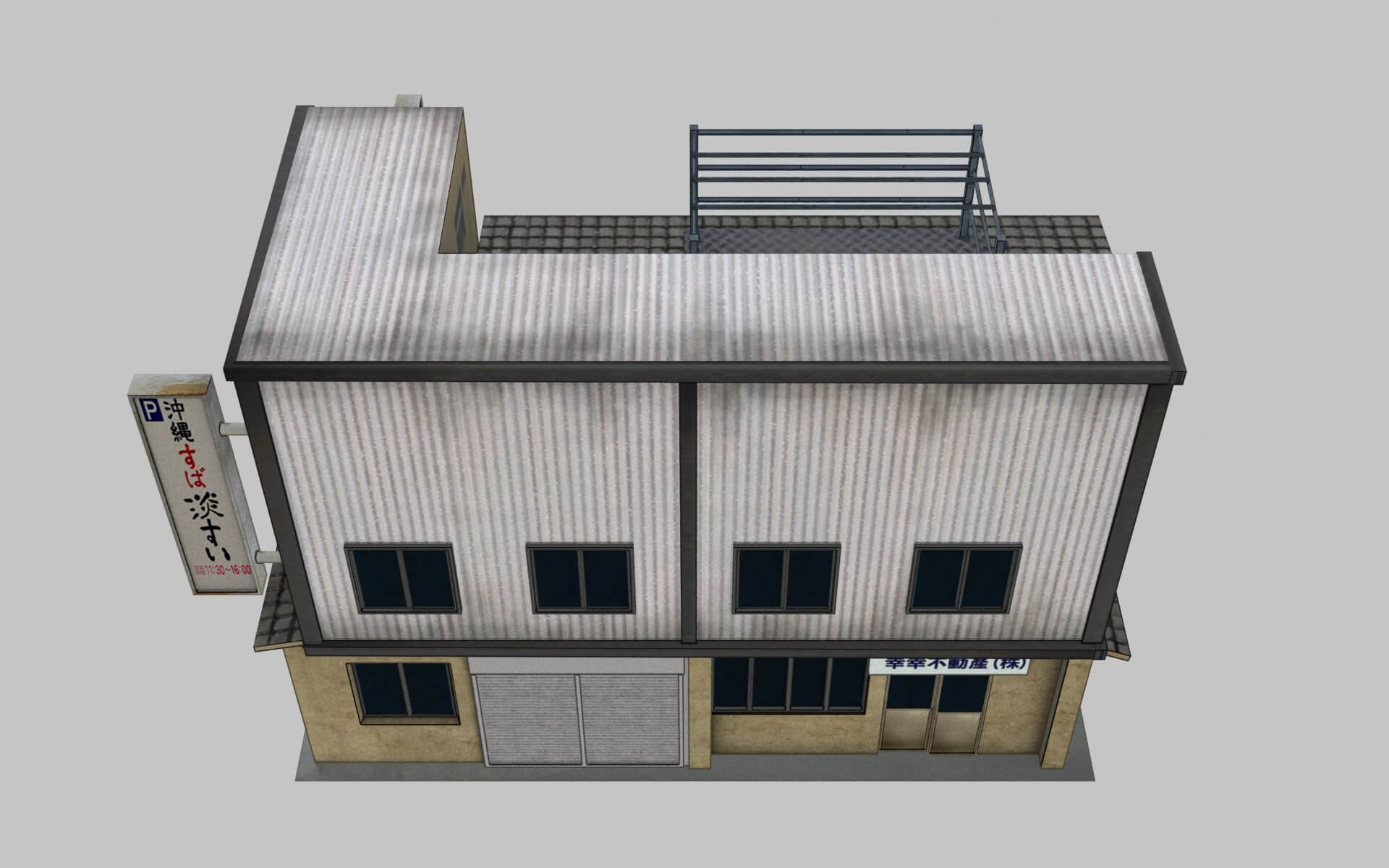 Japanese Building 0014 - 3D Model by tomoplace