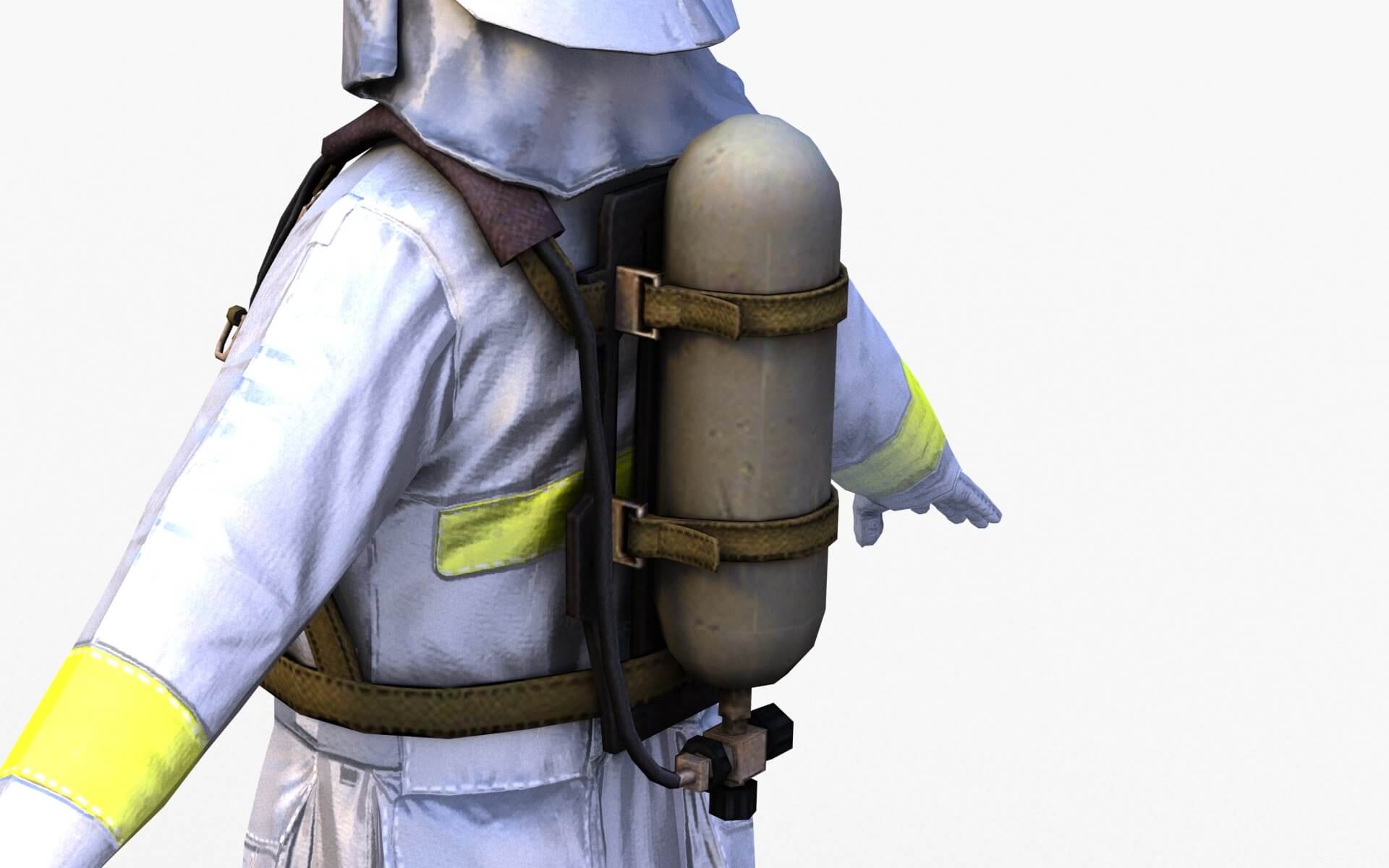 Japanese Firefighter 0001 - 3D Model by tomoplace