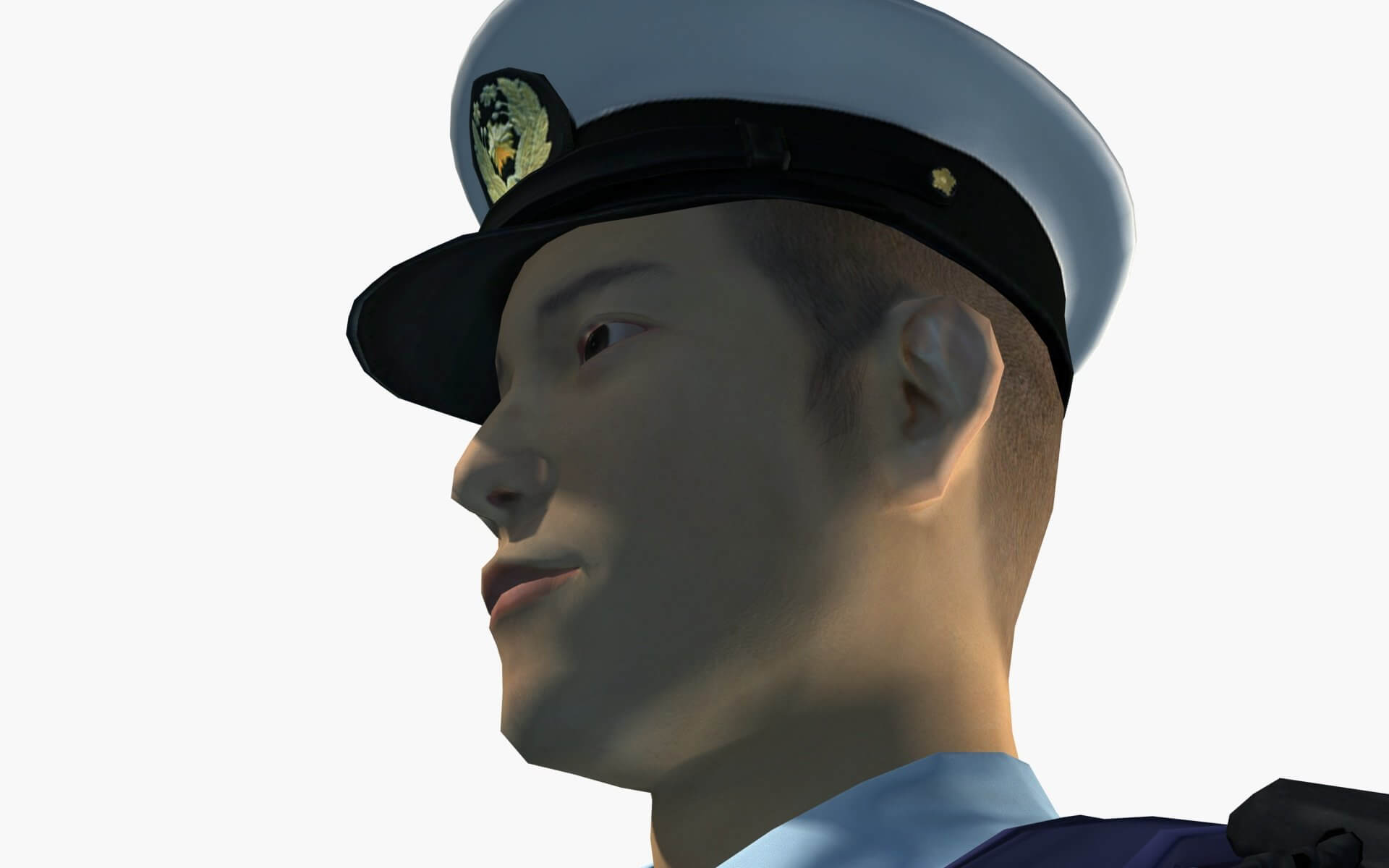 Japanese Police 0002 - 3D Model by tomoplace