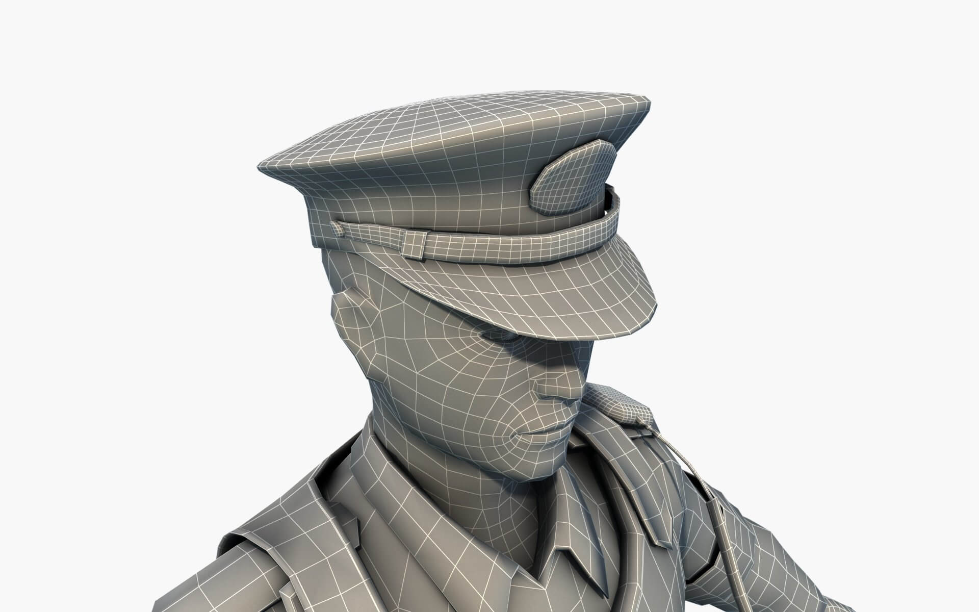 Japanese Police 0002 - 3D Model by tomoplace