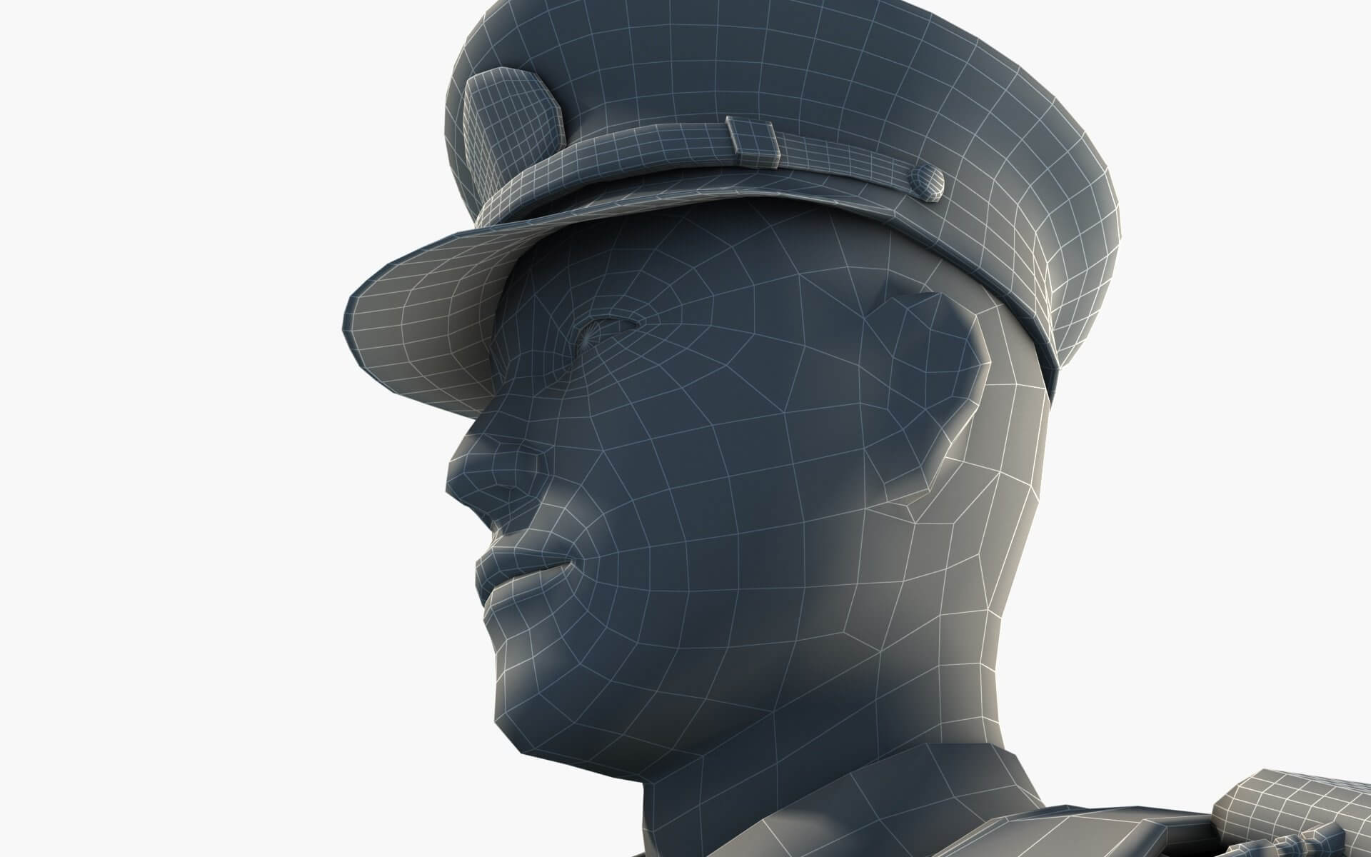 Japanese Police 0002 - 3D Model by tomoplace